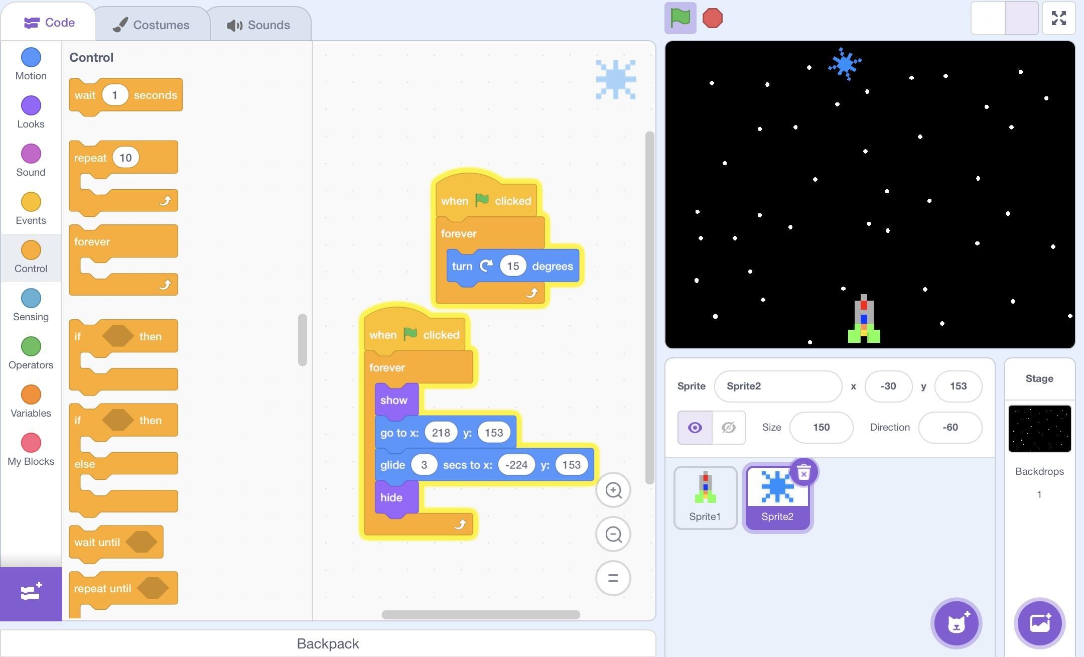 How to Code a Basic Retro Space Shooter on Scratch! : 7 Steps ...