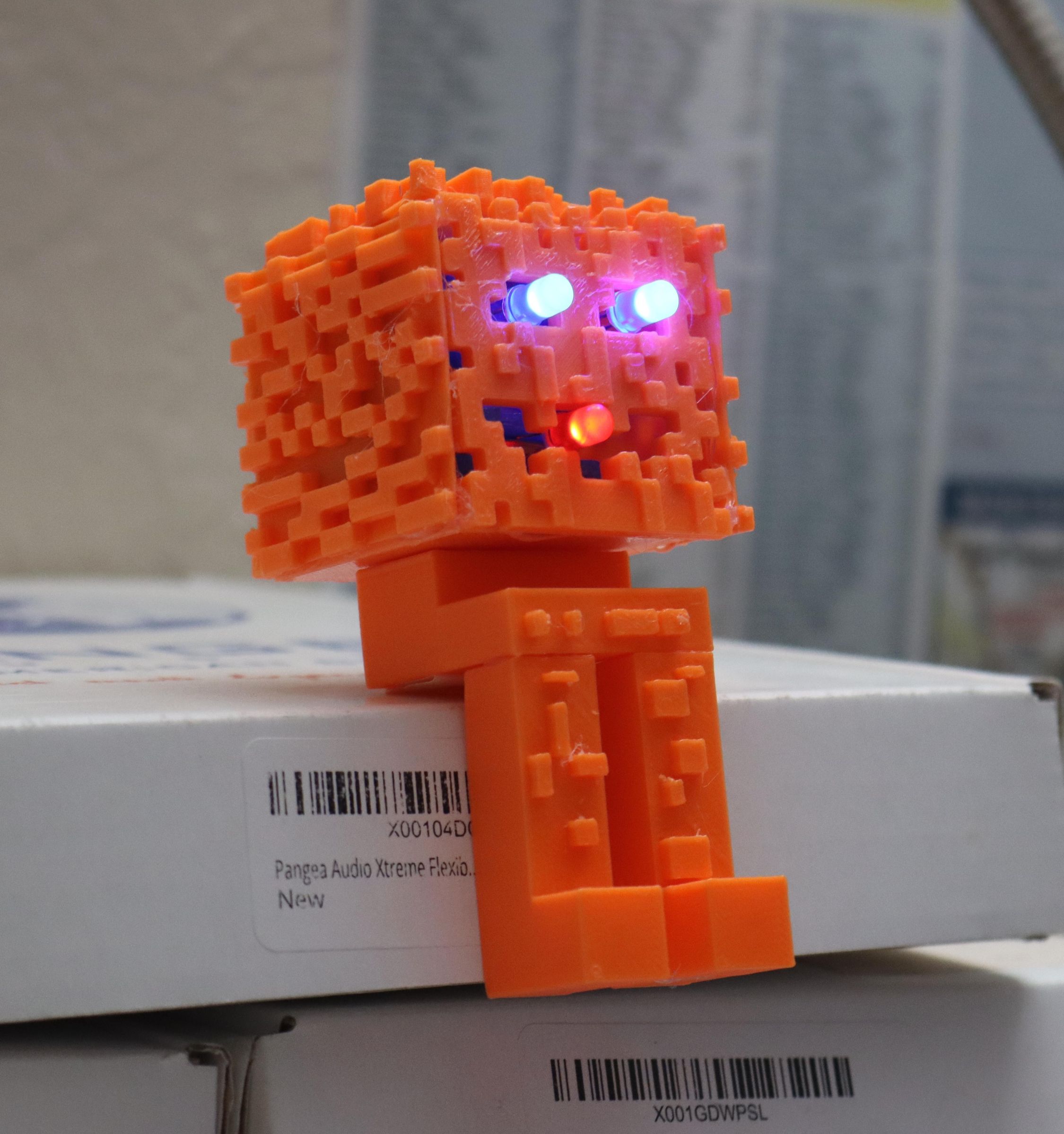 3D Printed Minecraft Pumpkin Figure (Made in Fusion 360) : 12 Steps ...