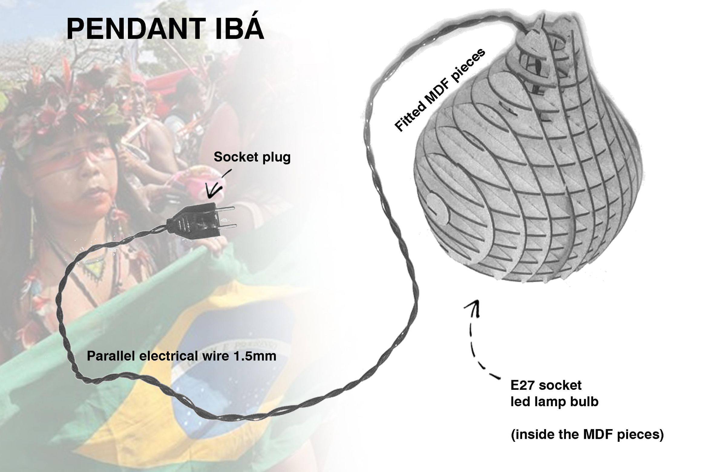 Ibá Pendant Light : 6 Steps - Instructables