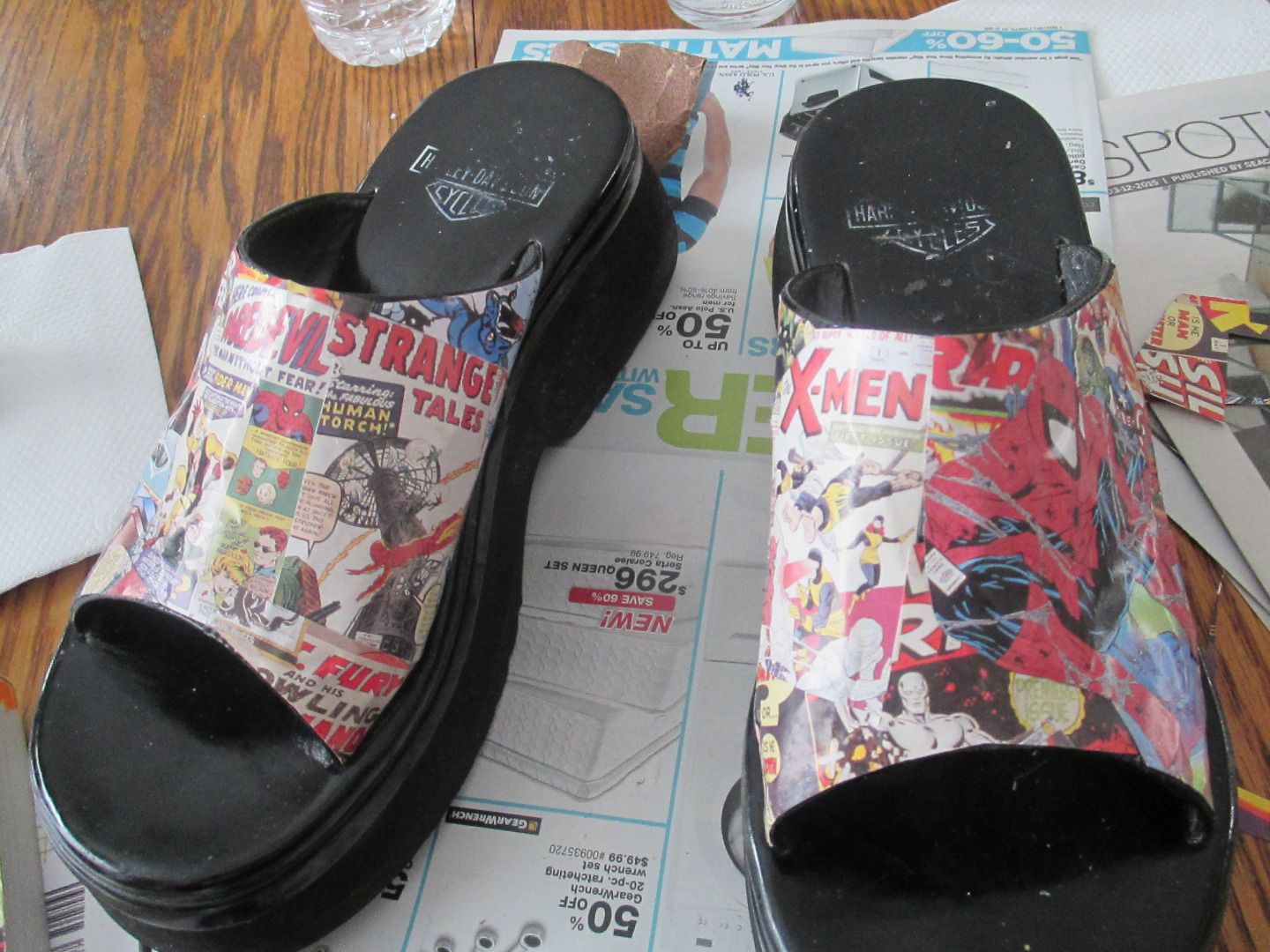 Comics Shoes: Hightops & Platform Clogs : 6 Steps (with Pictures ...