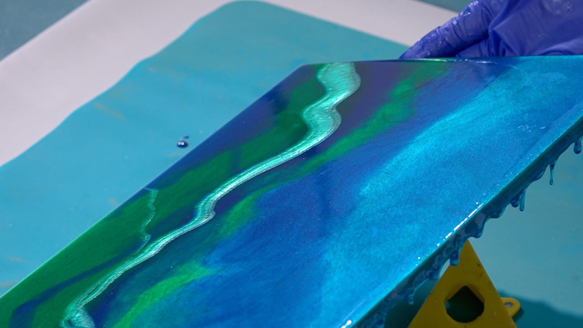 How to Create Two Pieces of Ocean Inspired Resin Art Work! : 8 Steps ...