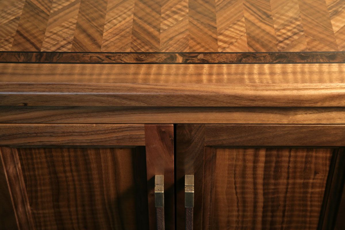Chevron Veneer Table - Instructables