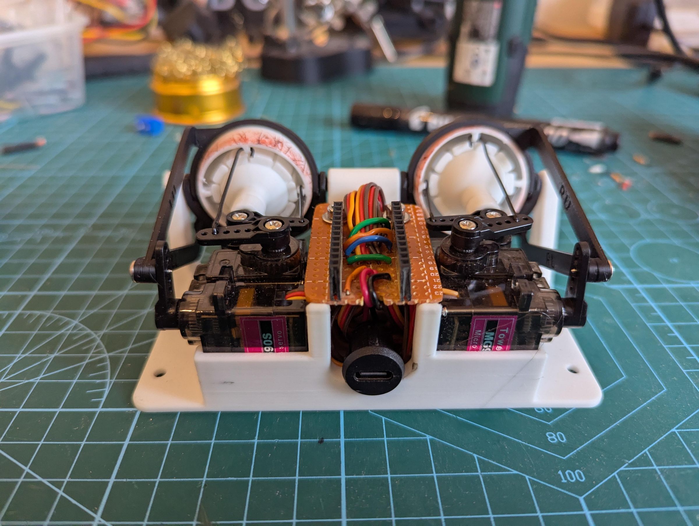 Animatronic Eyes - (Double and Single, 3D Printed, Compact, With ...