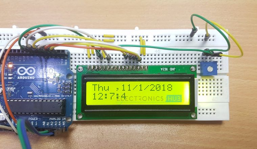 Digital Calendar Clock Using 1307 RTC, I2C LCD and Arduino Uno : 6 Steps - Instructables