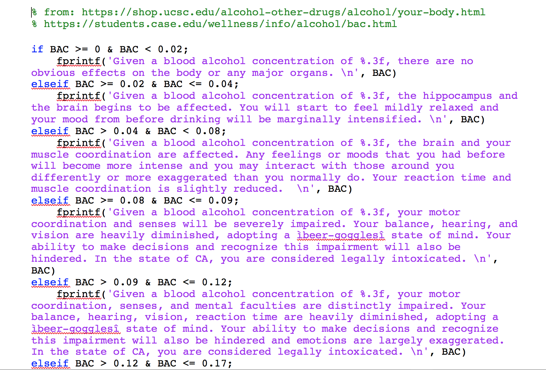 Sandbox Project: BAC Calculation and Interpretation : 6 Steps ...