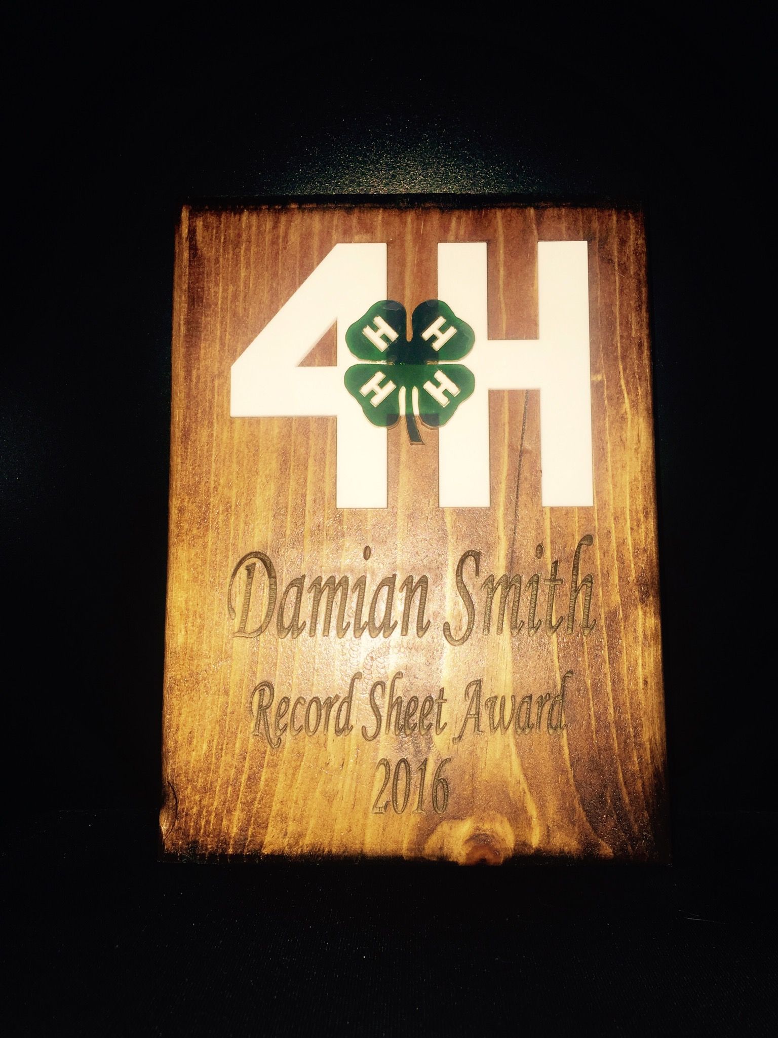 4-H Award Plaque : 8 Steps - Instructables