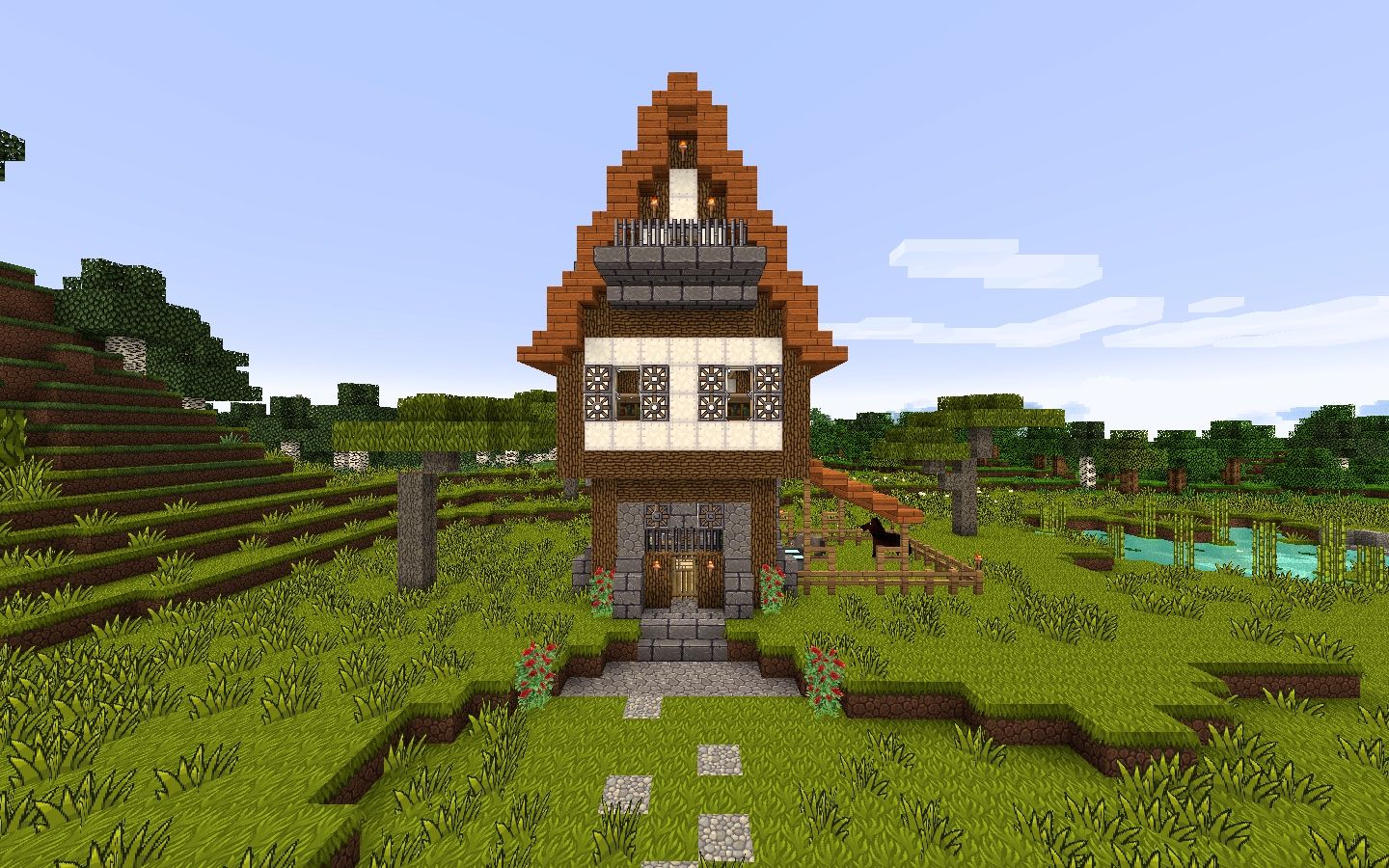 How to Build a Medieval House in Minecraft : 17 Steps (with Pictures ...