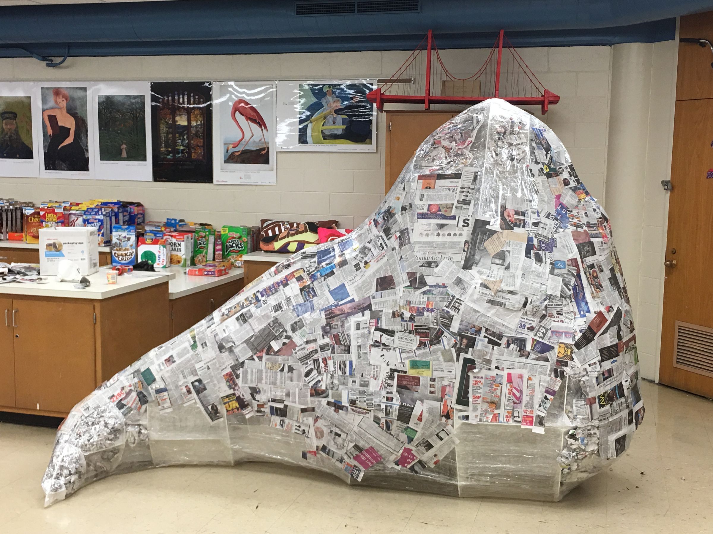 How to Build Additive Sculptures With Foam Core and Packing Tape : 6 ...