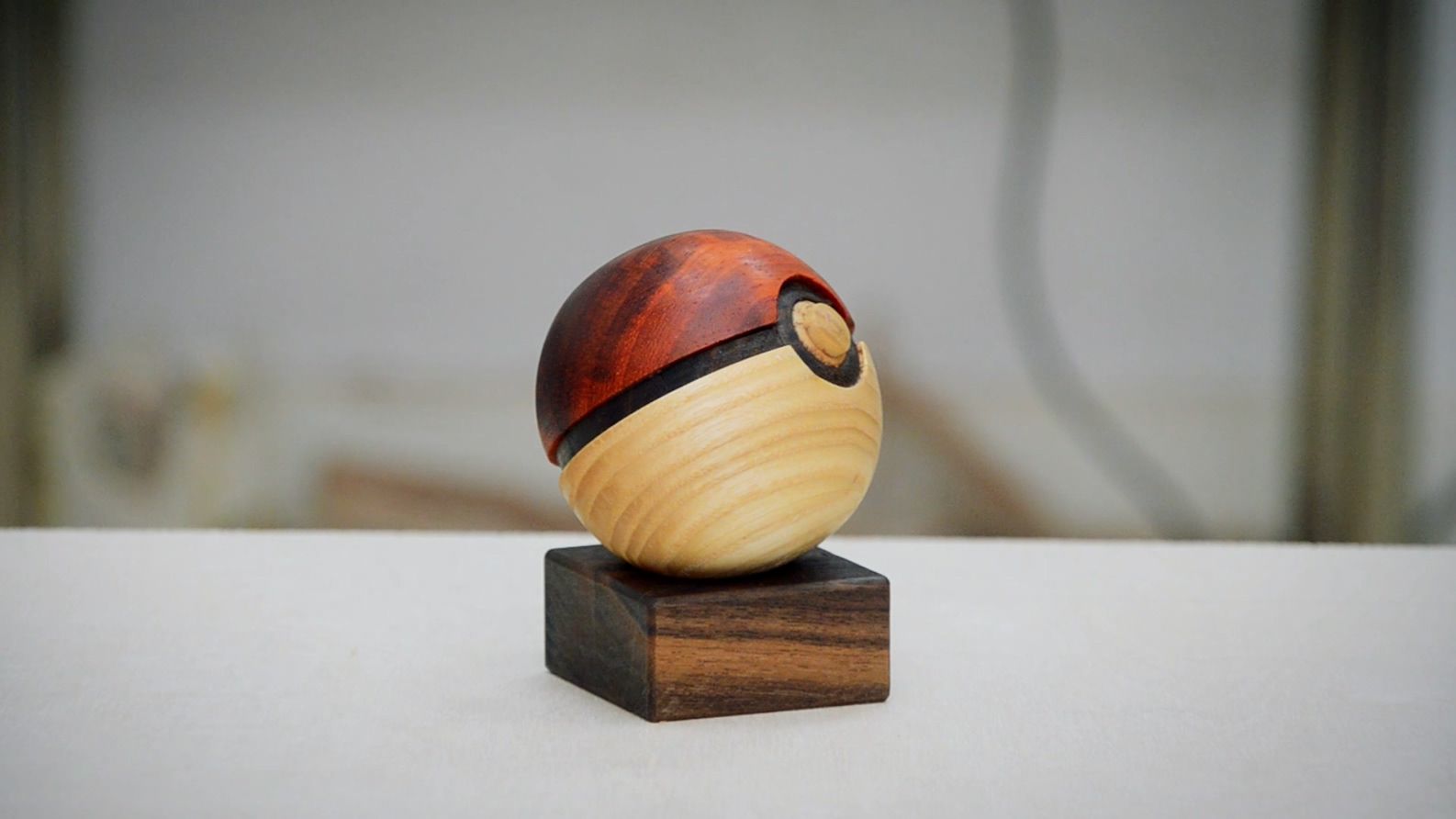 I Made a Hardwood Pokéball : 9 Steps (with Pictures) - Instructables