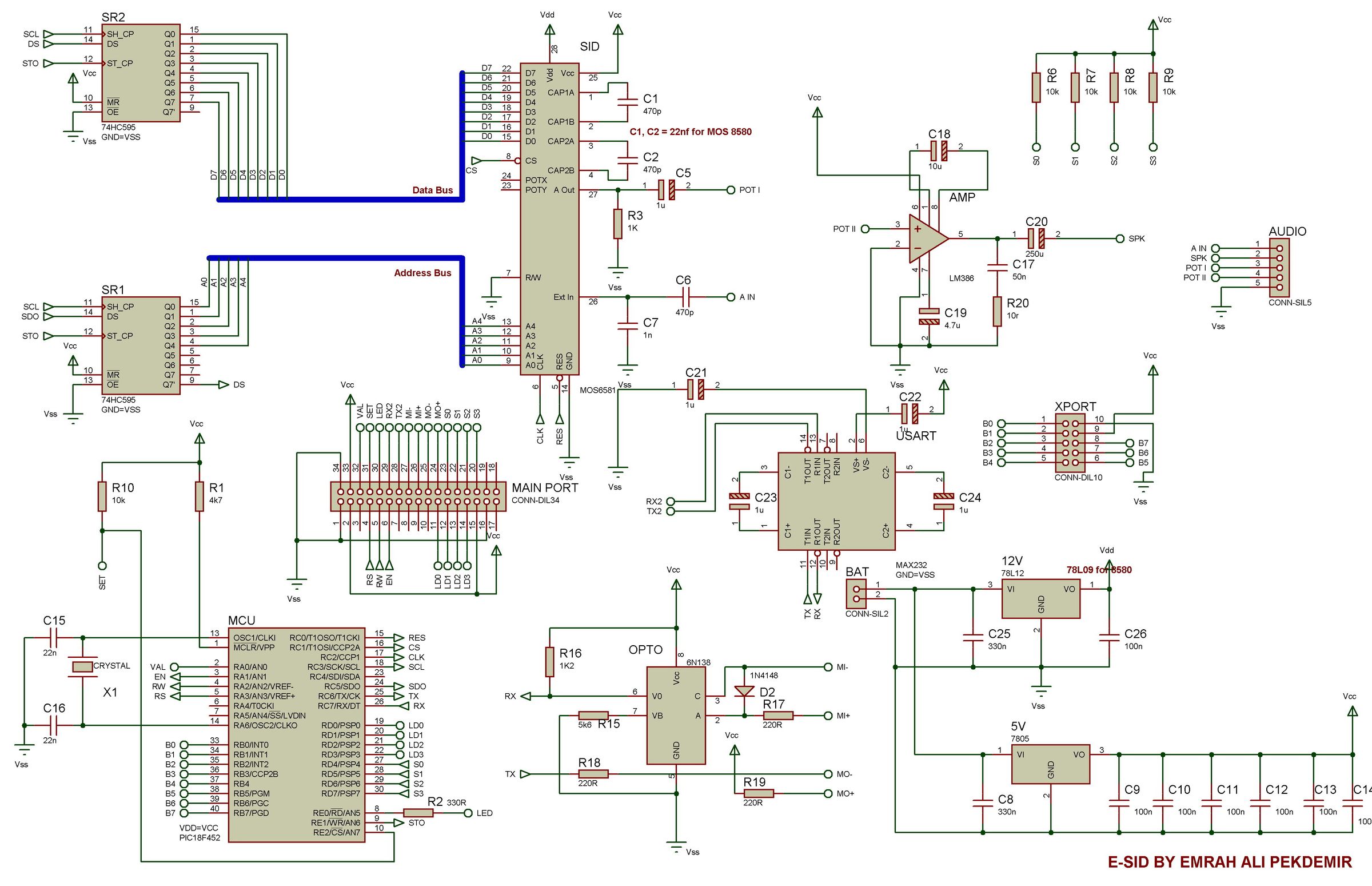 Commodore 64 MOS6581 SID Based Synth / Sequencer (with Pictures ...