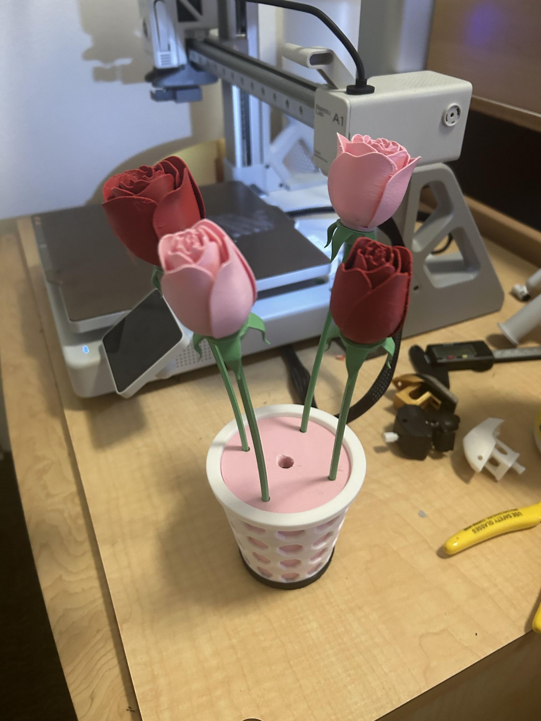 How to Design a Patterned Vase in SolidWorks and Add a Rose Reed ...