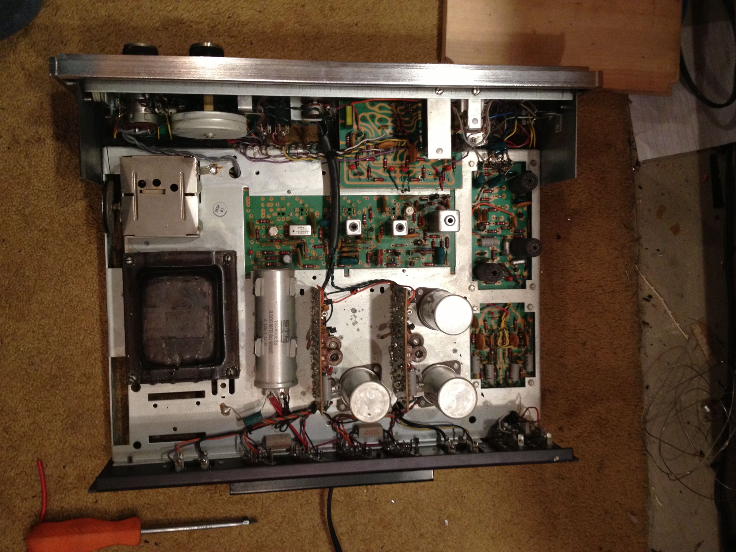 DIY Hi-Fi: Vintage Receiver Repair and Modification : 6 Steps ...