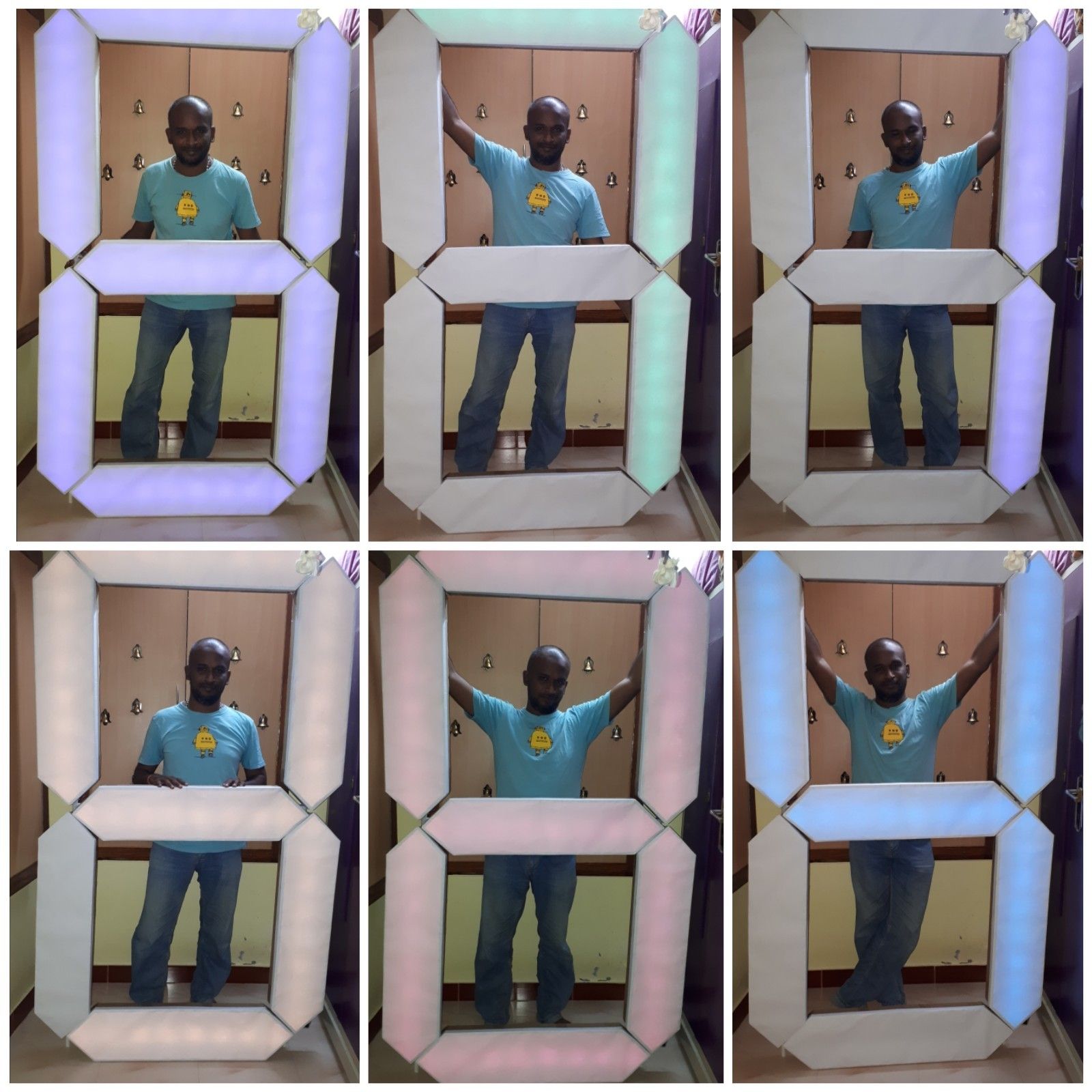 7 Feet 7 Segment RGB Display With BT App : 22 Steps (with Pictures ...