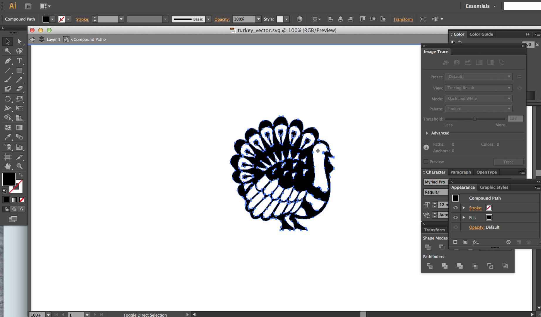 3D-Printed Thanksgiving Stake Decoration From 2D Image With Tinkercad ...