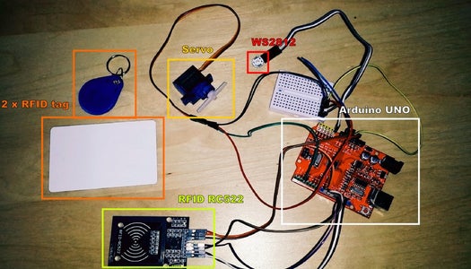 Arduino Rfid Lock With Rc522 Mifare Protocol 1356 Mhz 4 Steps Instructables