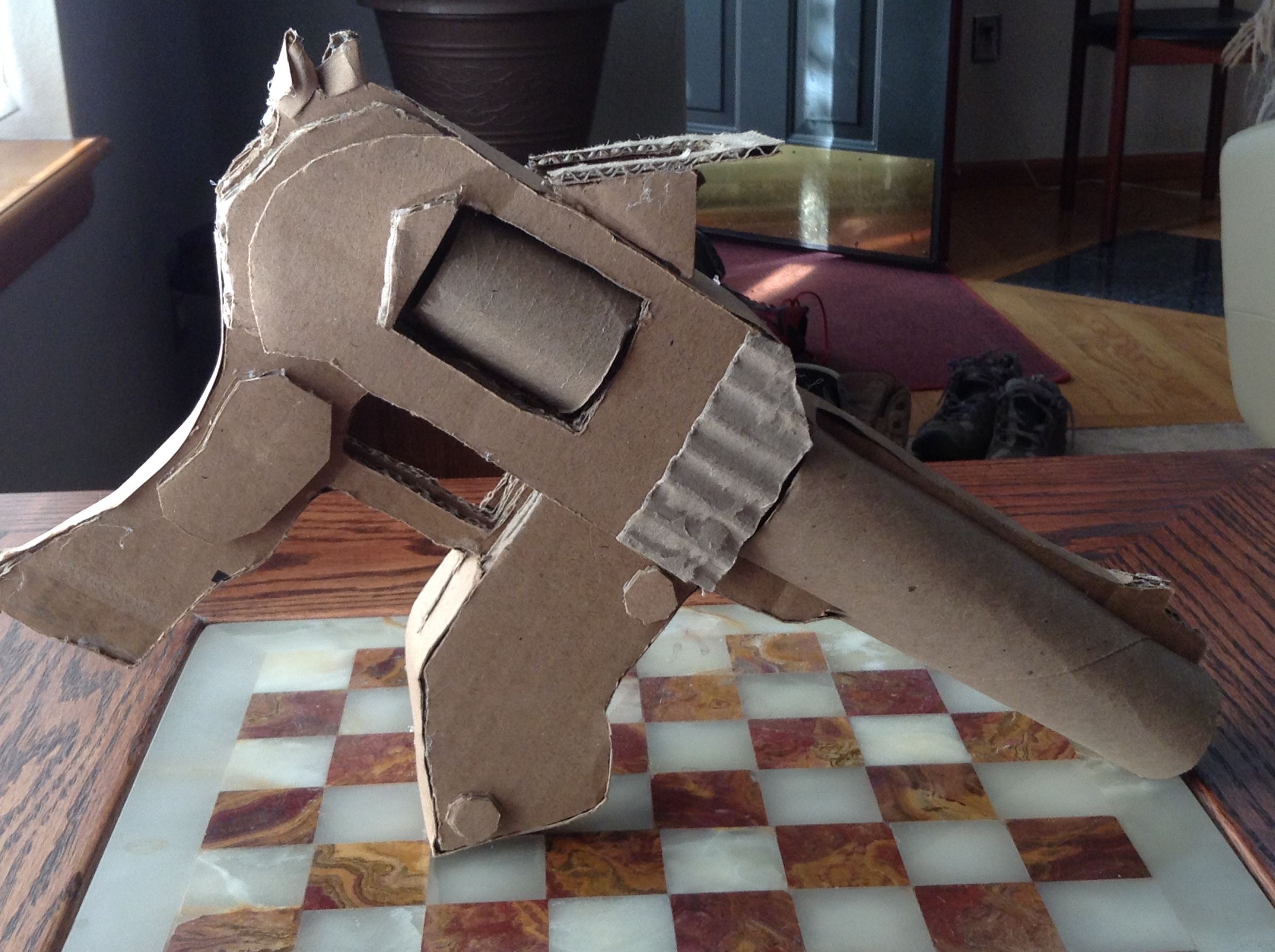 3D Cardboard Gun Model : 10 Steps (with Pictures) - Instructables