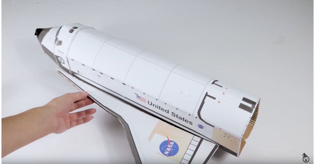 Homemade Space Shuttle Model