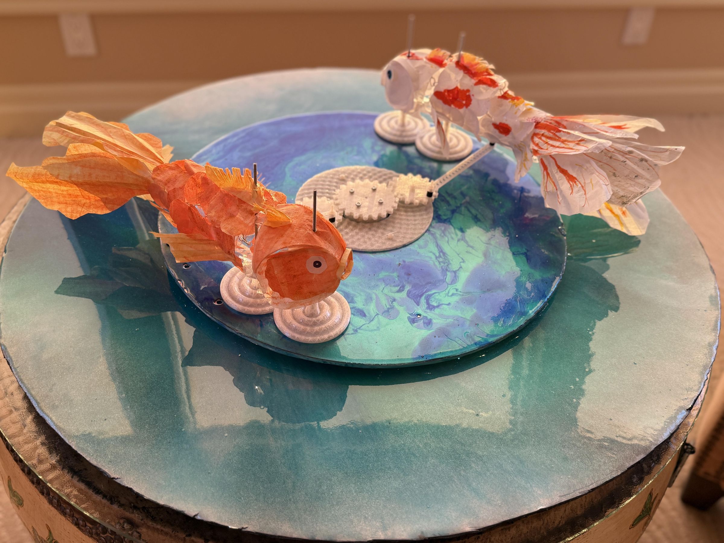 Kinetic Koi — Swimming, Turning & Wagging in Motion : 8 Steps (with ...
