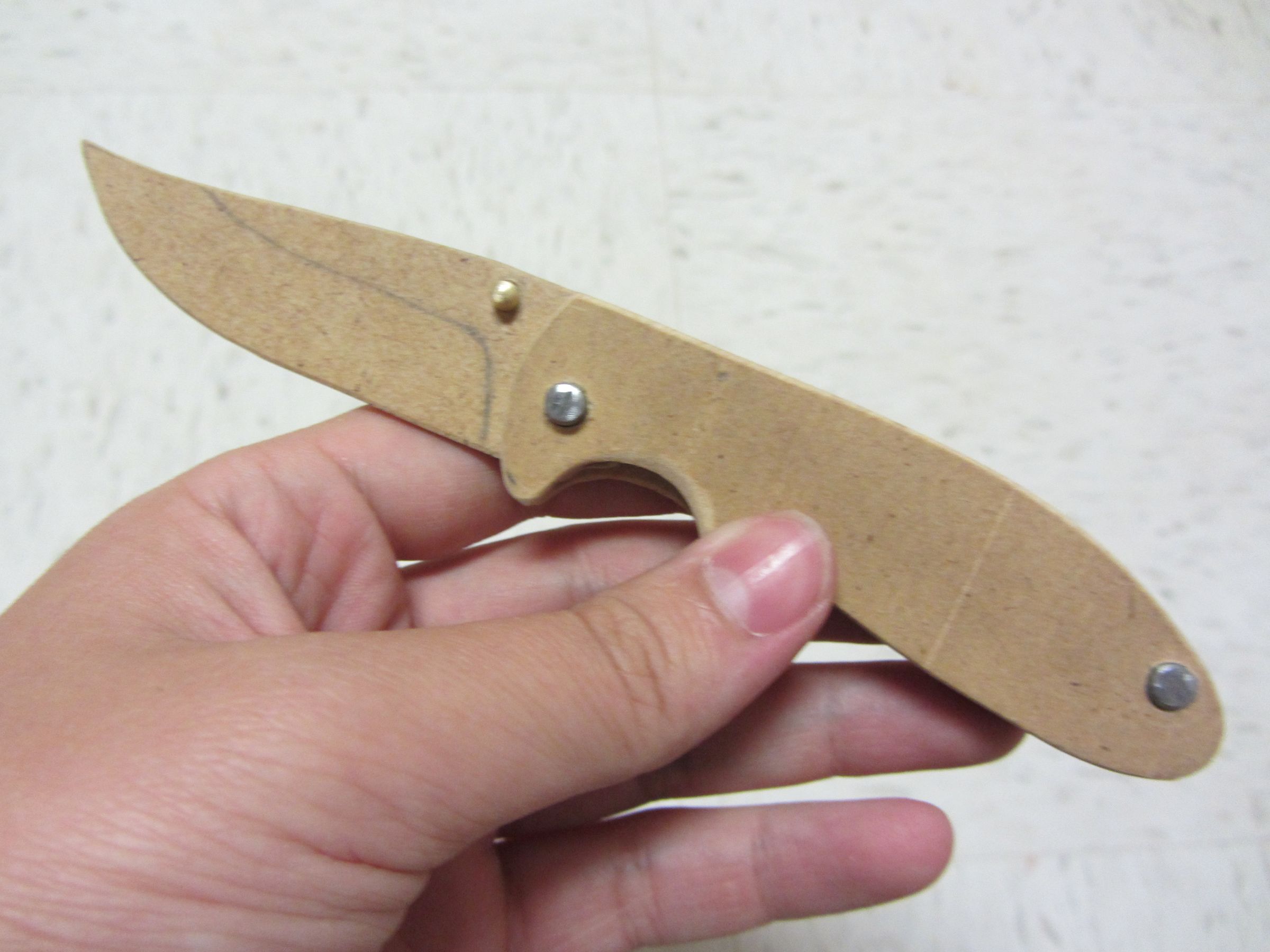 How to Make a Wooden Folding Knife : 9 Steps (with Pictures ...