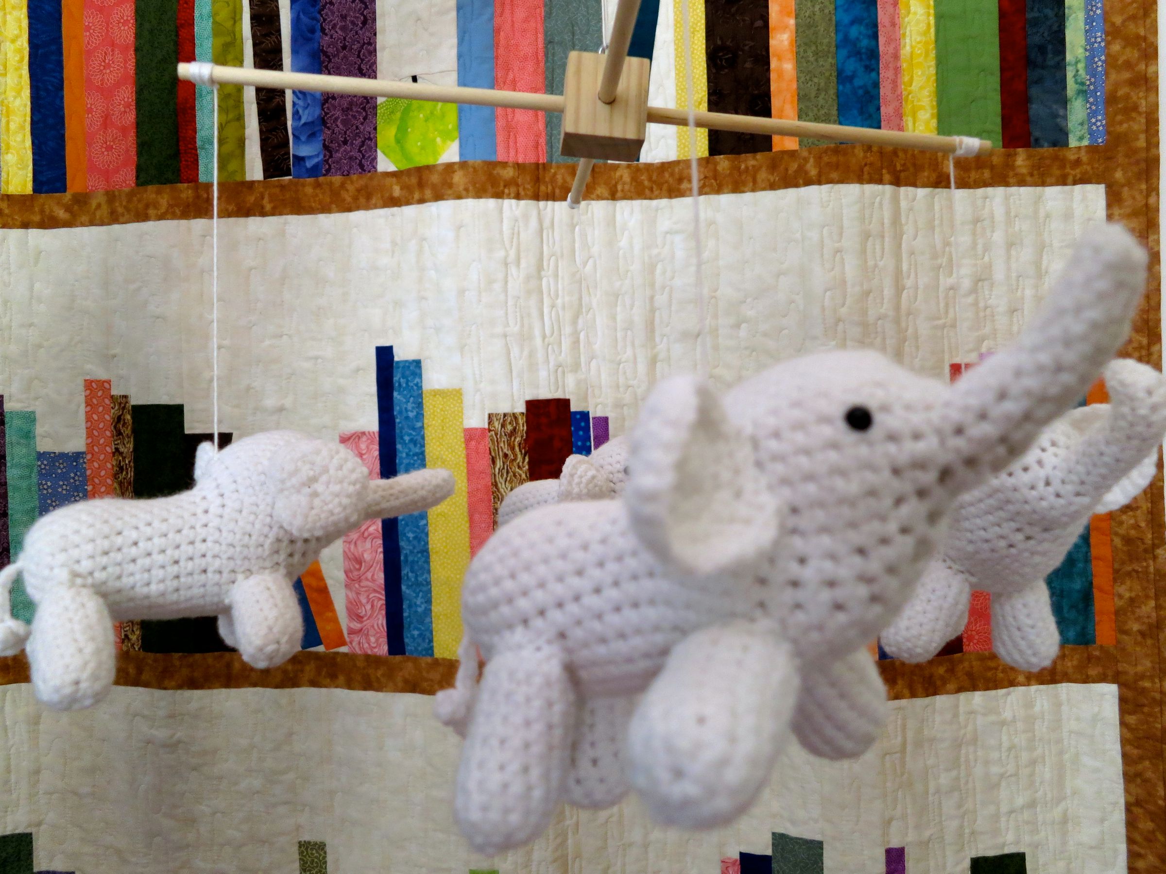 Crocheted Elephant Mobile : 9 Steps (with Pictures) - Instructables