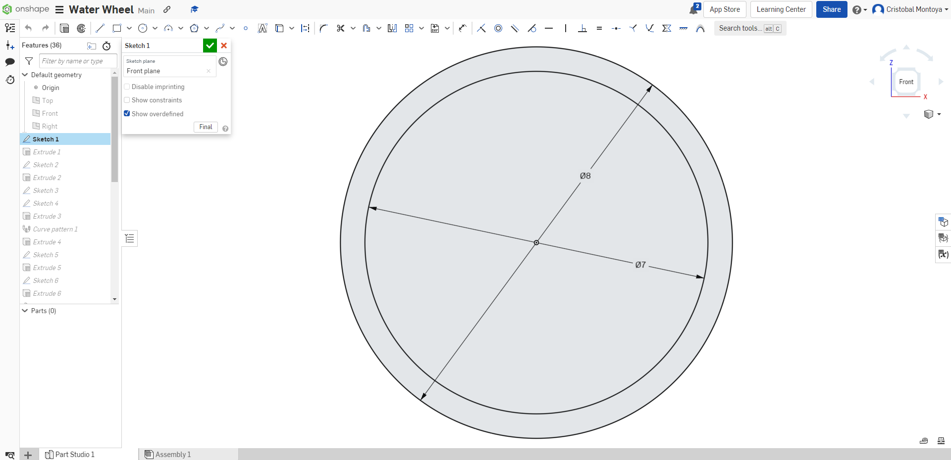 How to Make Water Wheel on Onshape : 15 Steps - Instructables