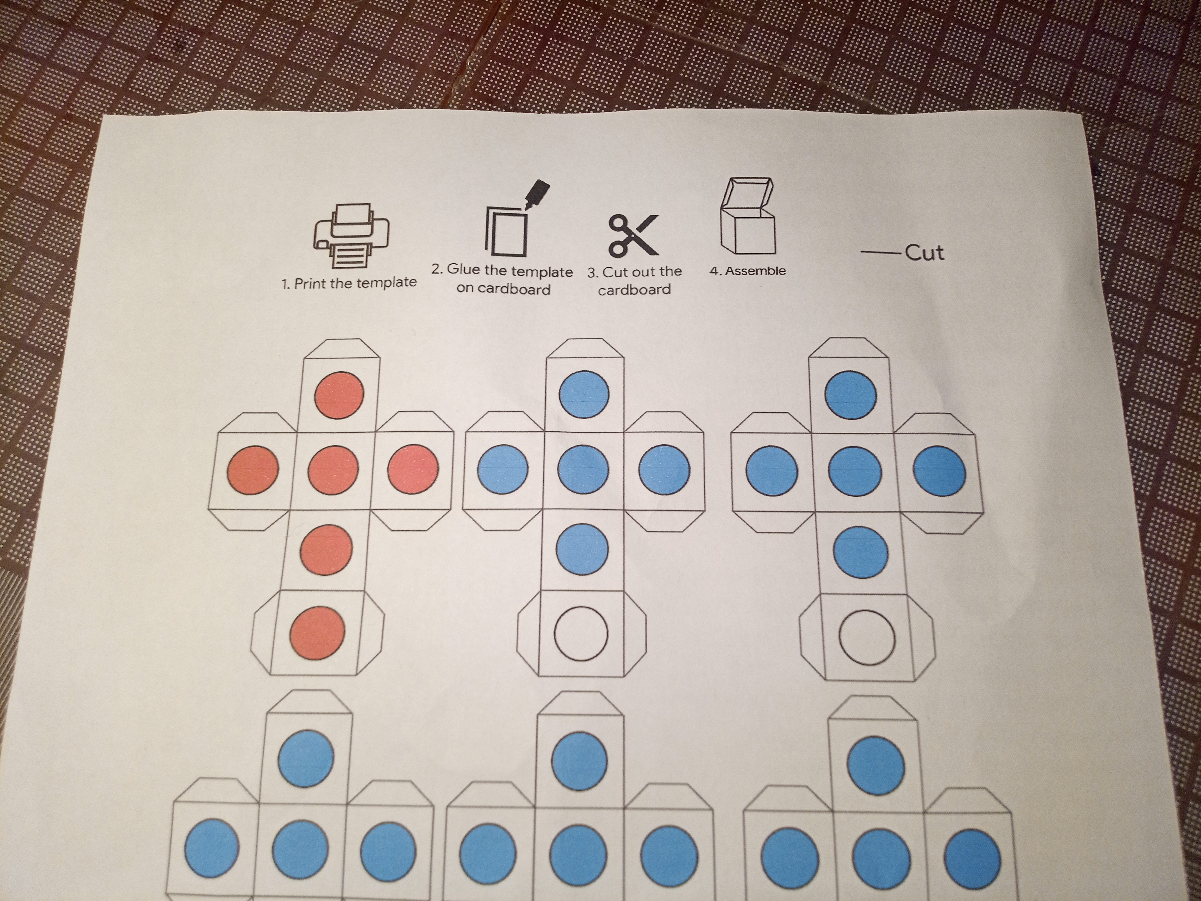 Cardboard 3×3 Rubik's Cube : 8 Steps - Instructables