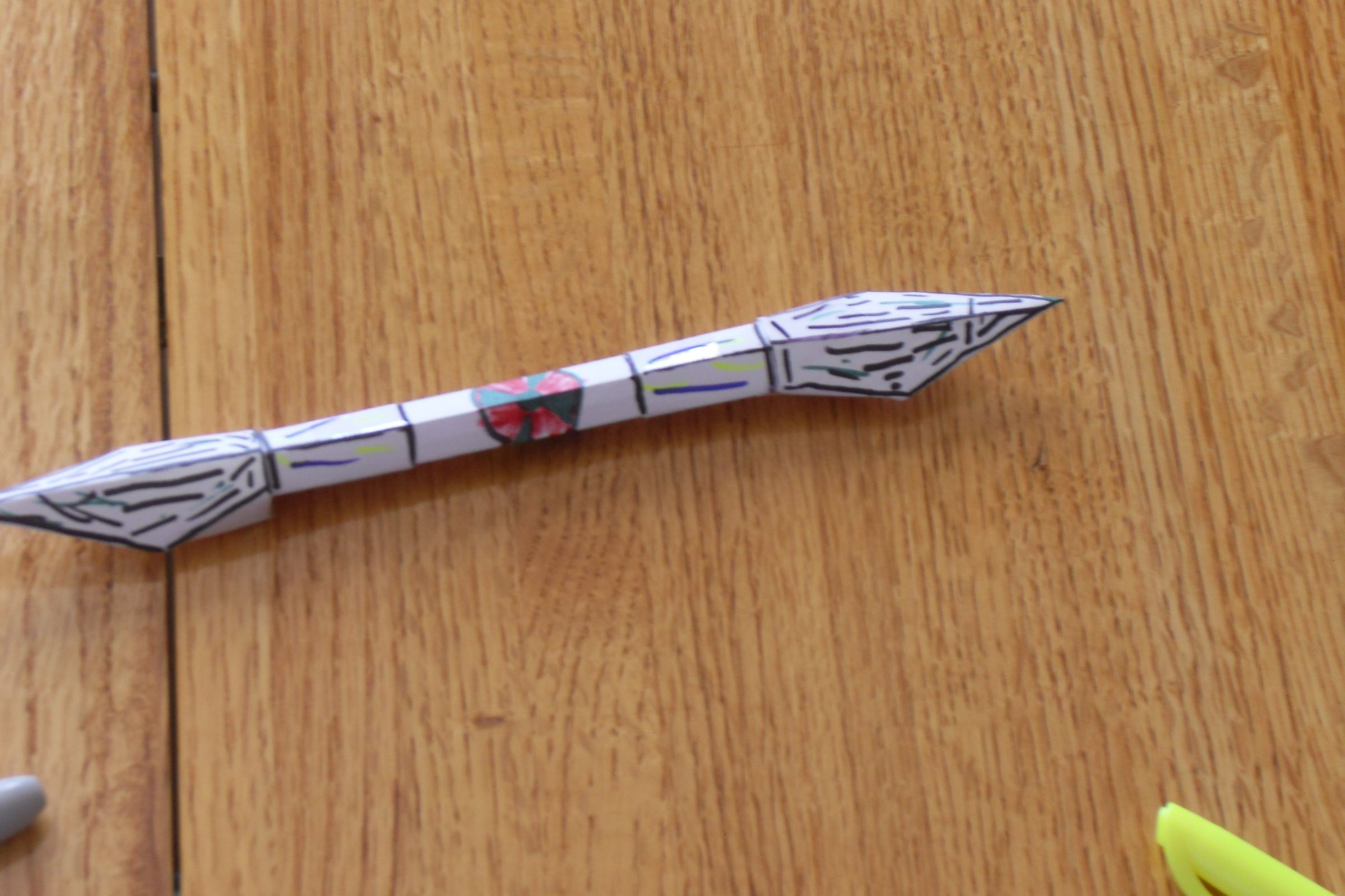 Origami Paper Spear : 4 Steps - Instructables