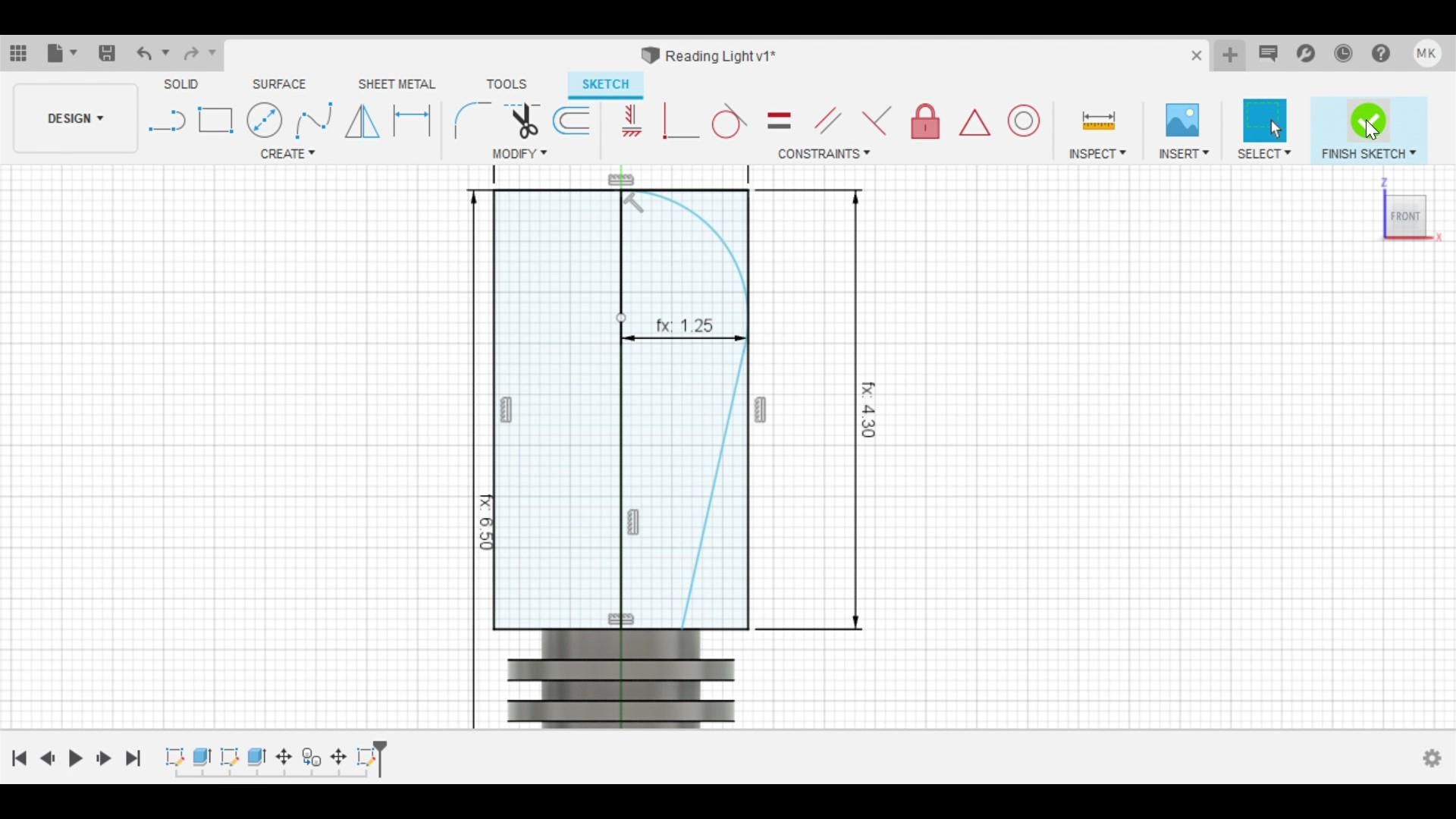 Design and 3D Print a Modern and Cozy Reading Light! : 10 Steps (with ...