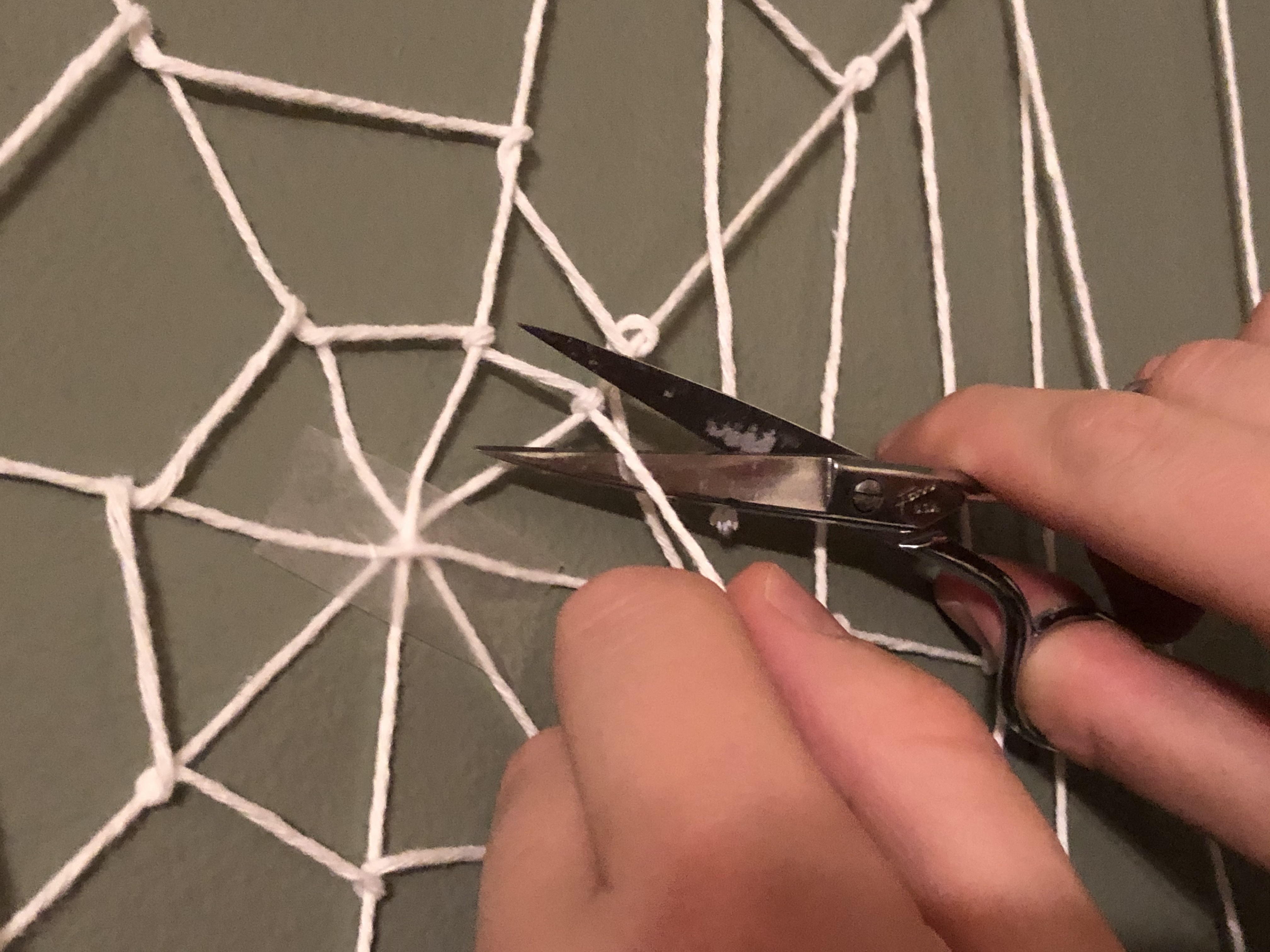 DIY Halloween Spider-web Decoration : 12 Steps - Instructables