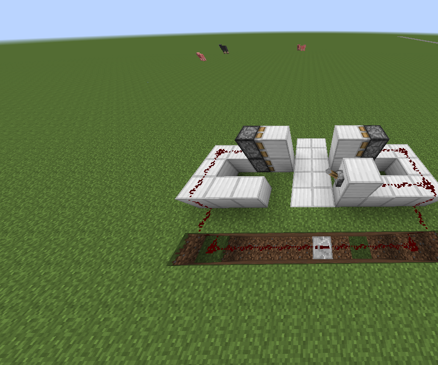 Minecraft Redstone 2x2 Piston Door : 4 Steps - Instructables