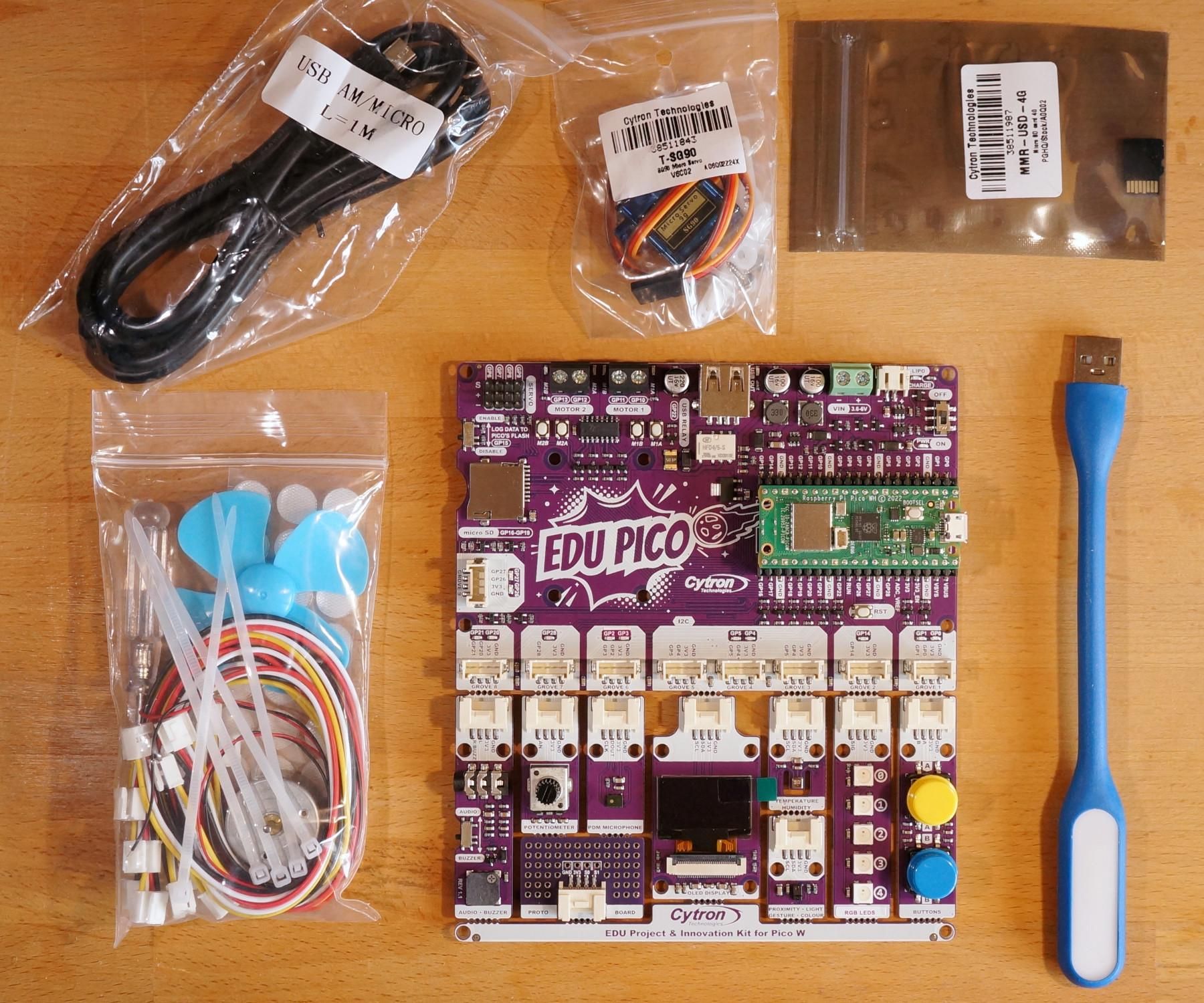Logic Gate Analyser With Cytron EDU PICO or Adafruit CLUE Demonstrated With MH-EDU-Electronics ...
