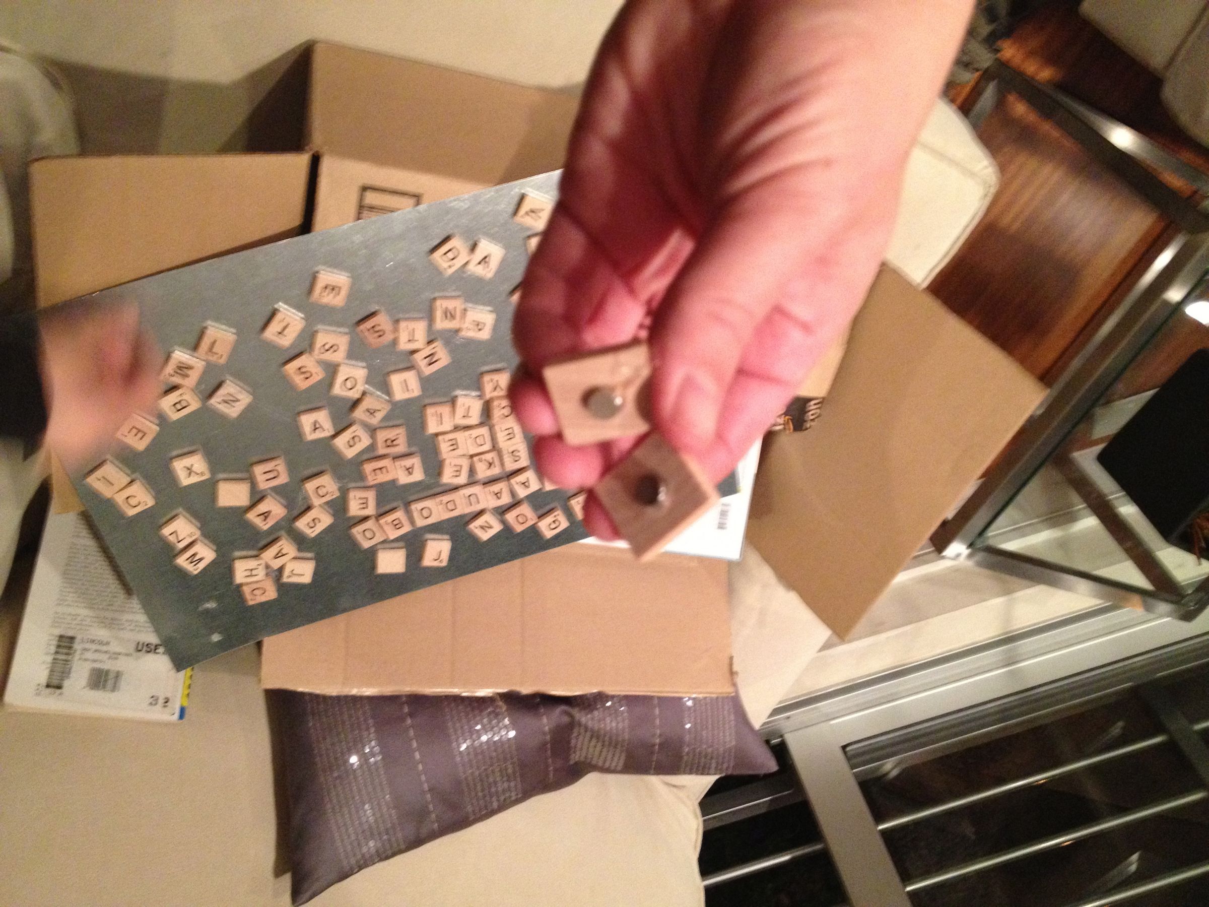 Make Your Own Scrabble Magnet Board : 8 Steps (with Pictures ...