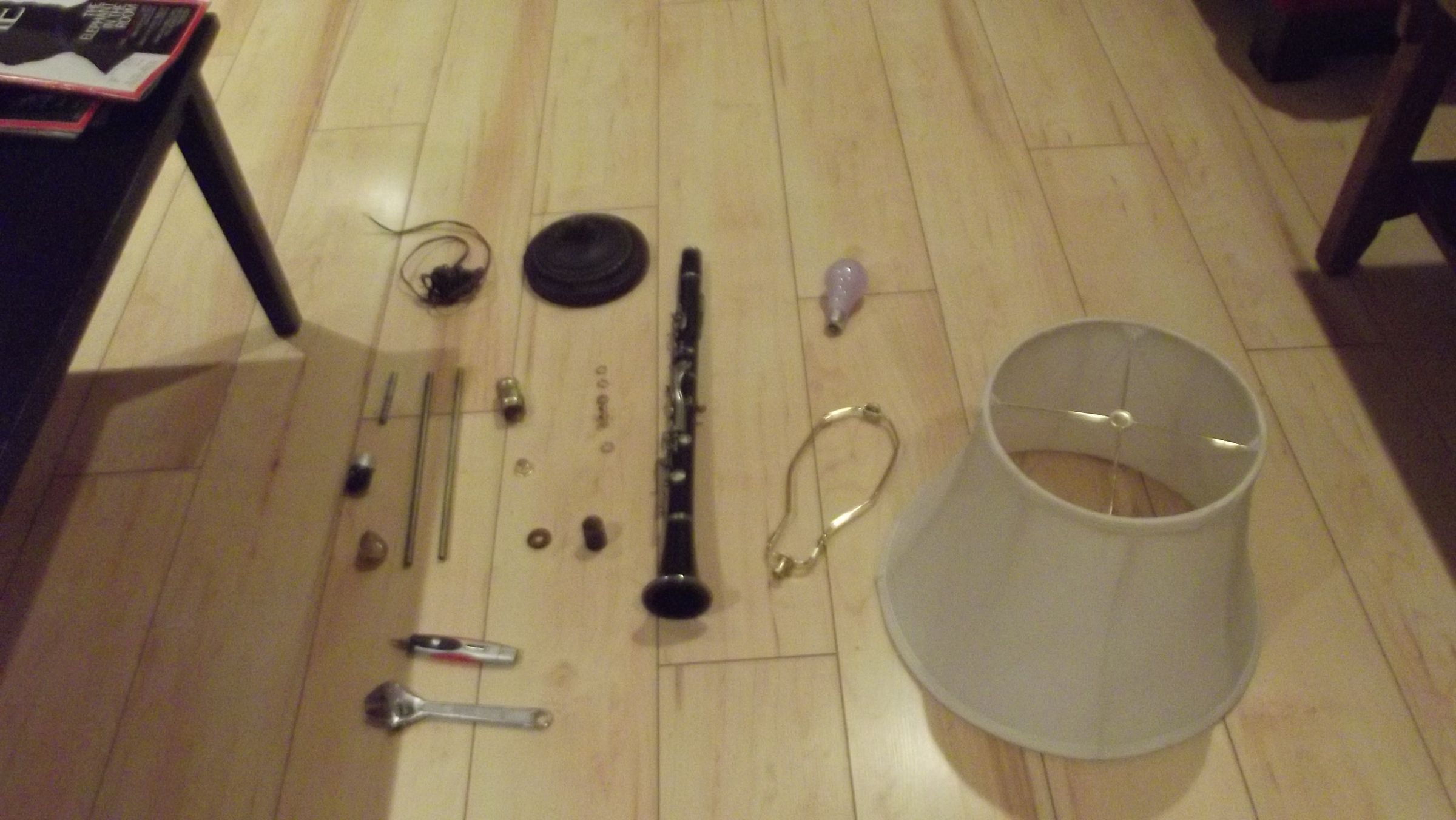"The Clarilamp" - a DIY Clarinet Lamp : 8 Steps (with Pictures ...