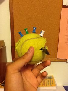 Easy Tennis Ball Pencil/ Pen Holder : 3 Steps - Instructables