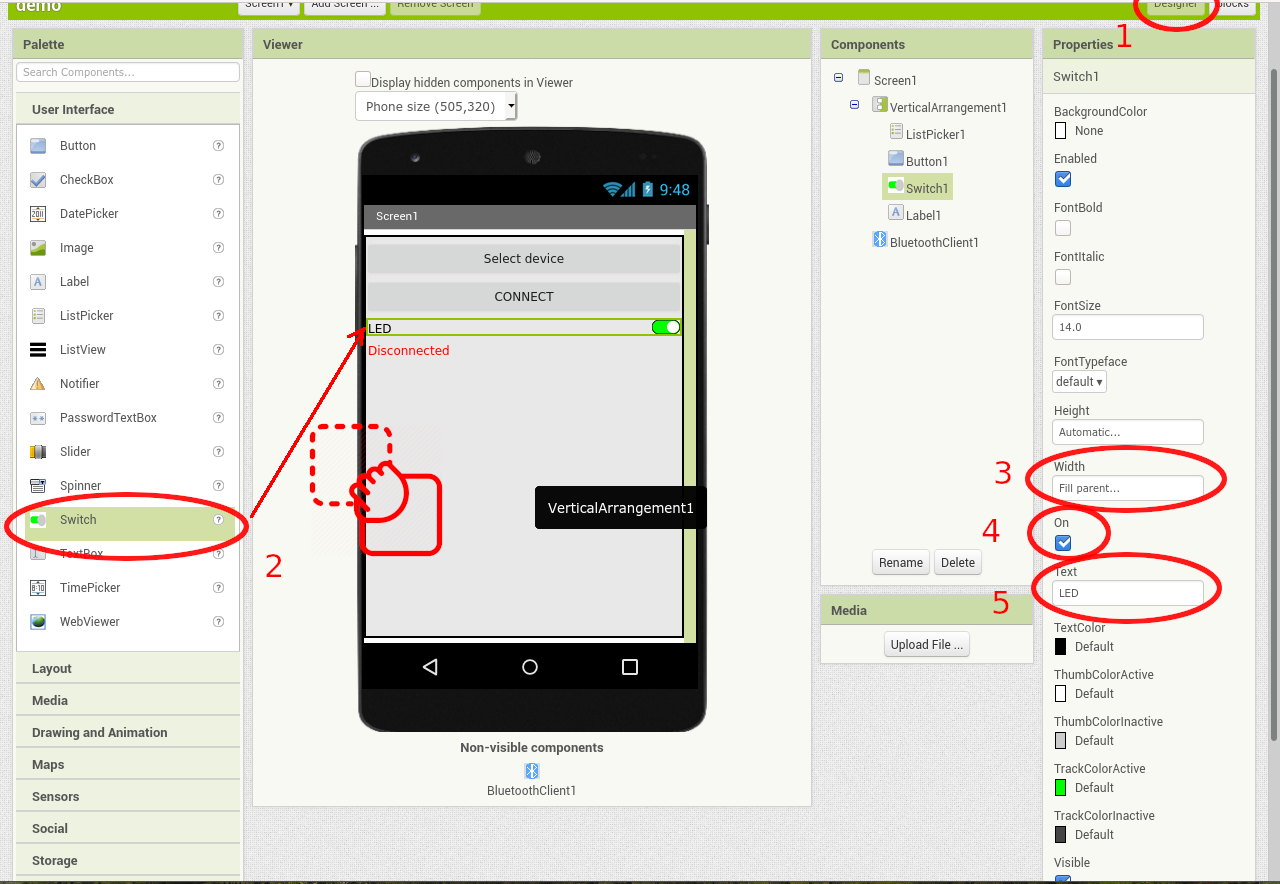 Building a Mobile App to Control Arduino Board Via Bluetooth : 15 Steps ...