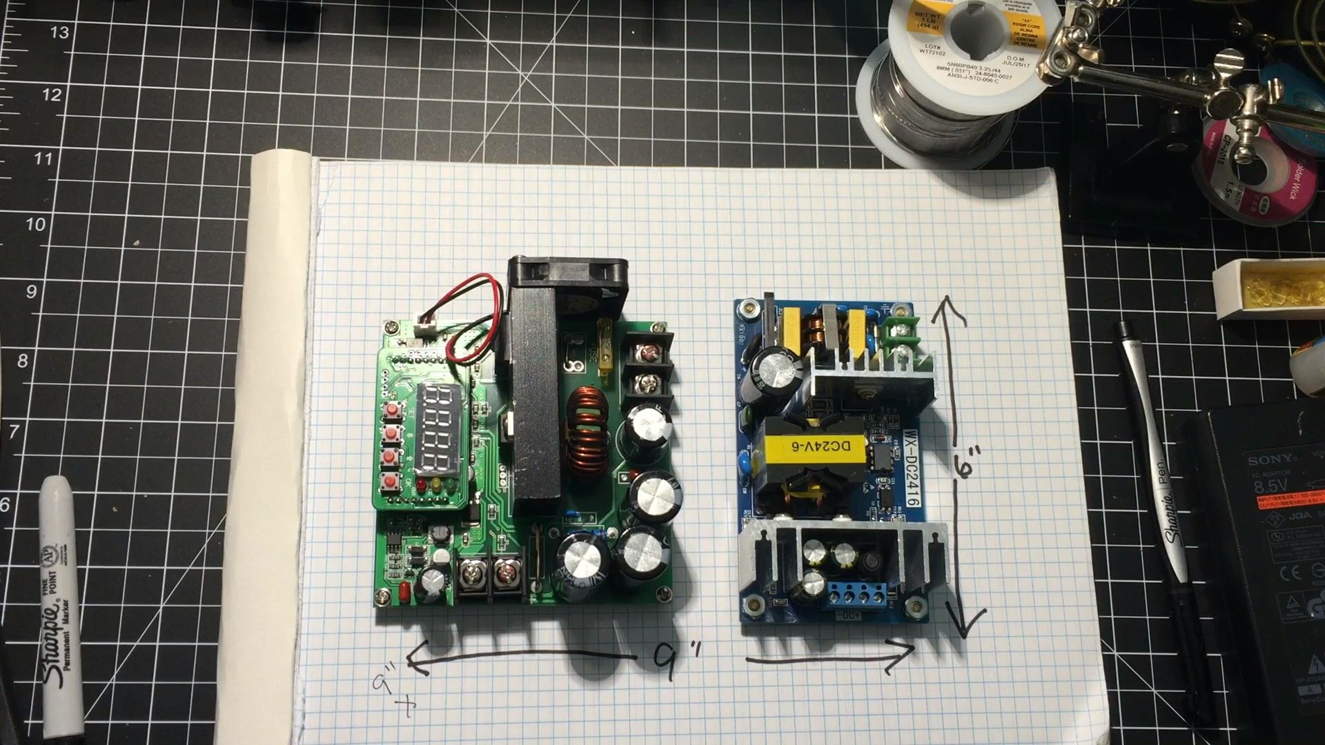 DIY High Voltage 8V-120V 0-15A CC/CV Small Portable Adjustable Bench ...