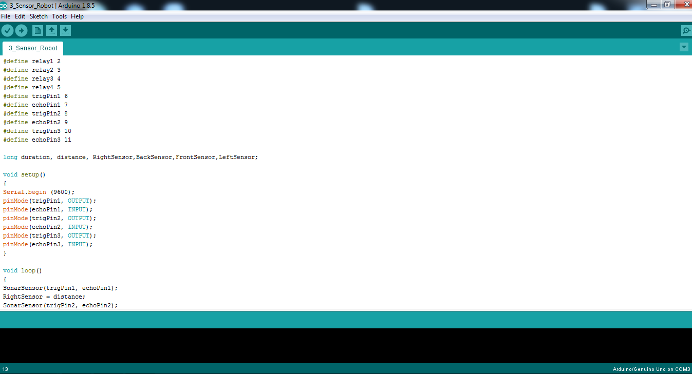 Obstacle Avoiding Robot Using Ultrasonic Sensors : 9 Steps (with ...