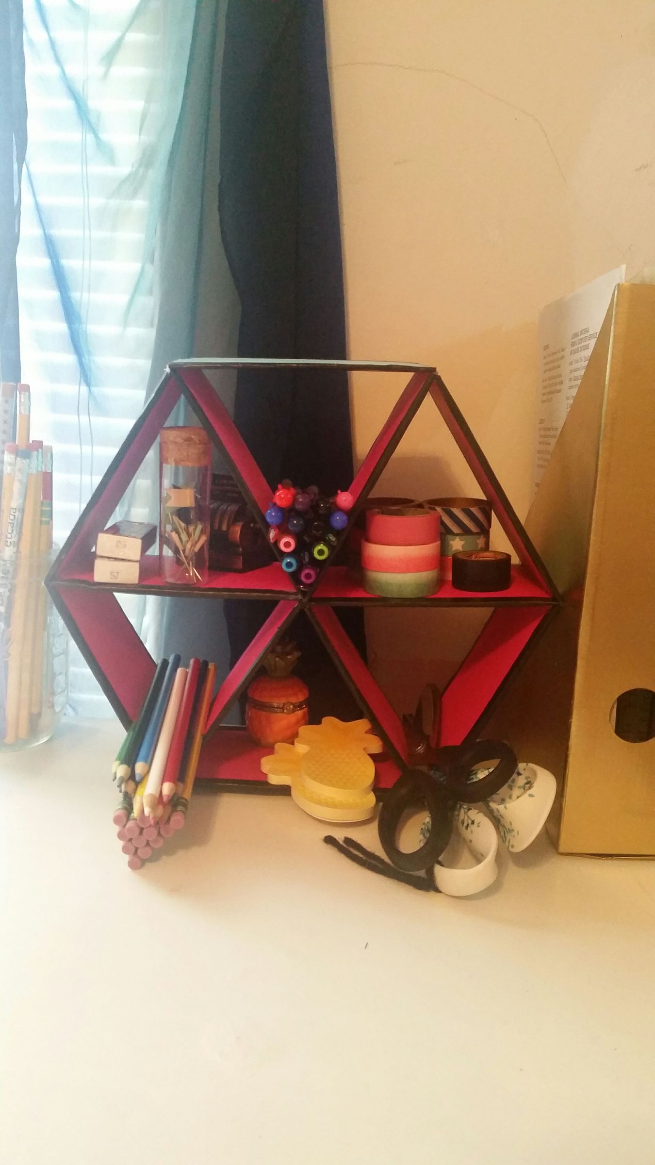 Hexagonal Desk Organizer : 3 Steps (with Pictures) - Instructables
