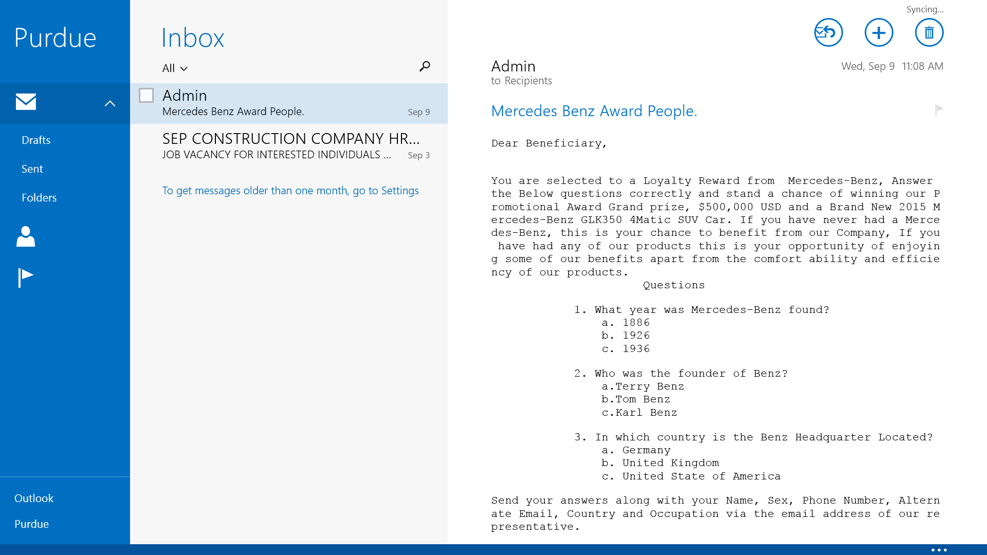 Purdue MyMail for Windows : 9 Steps - Instructables