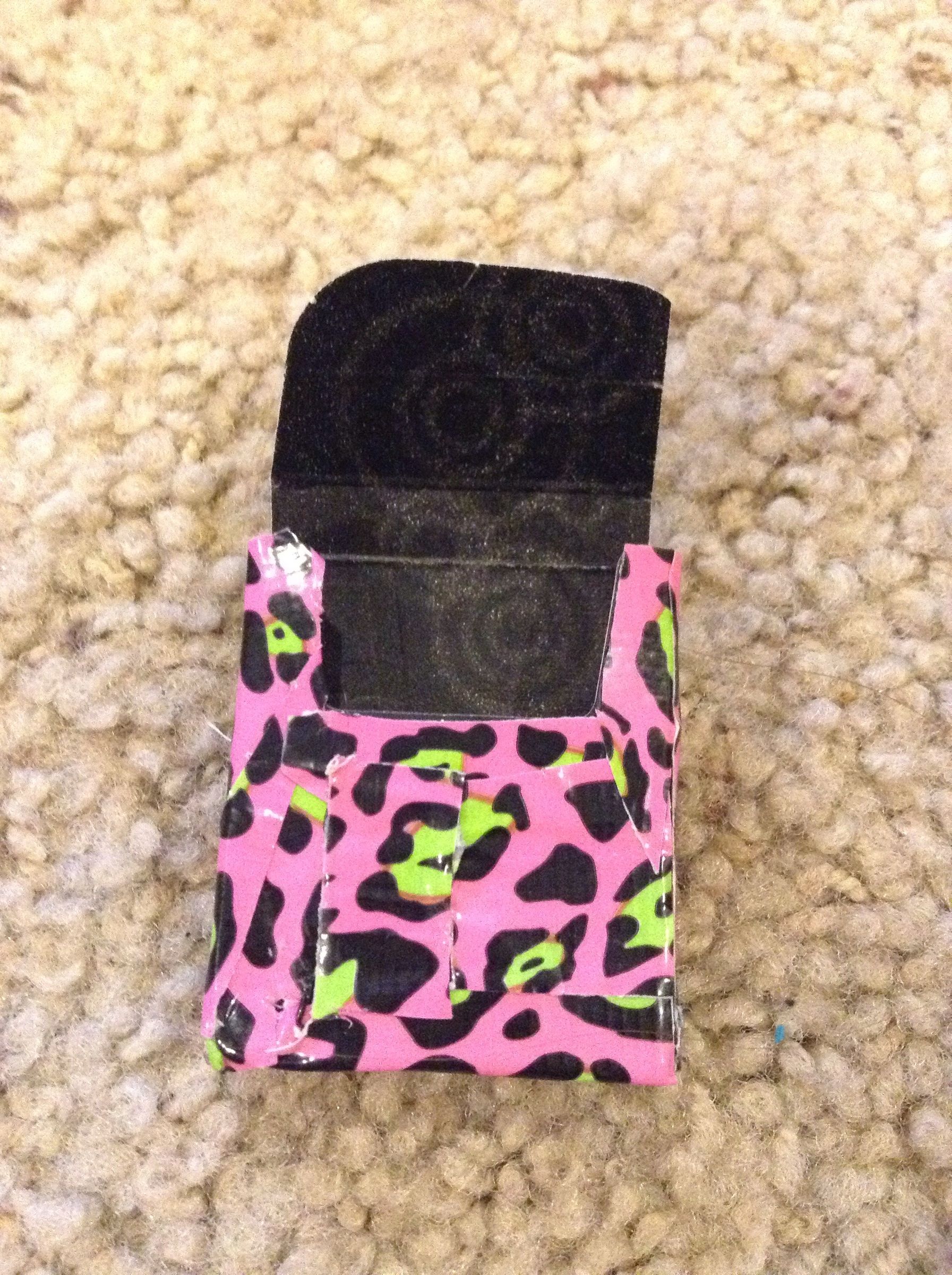 Duct Tape Wallet Made With a Gum Pack : 3 Steps - Instructables