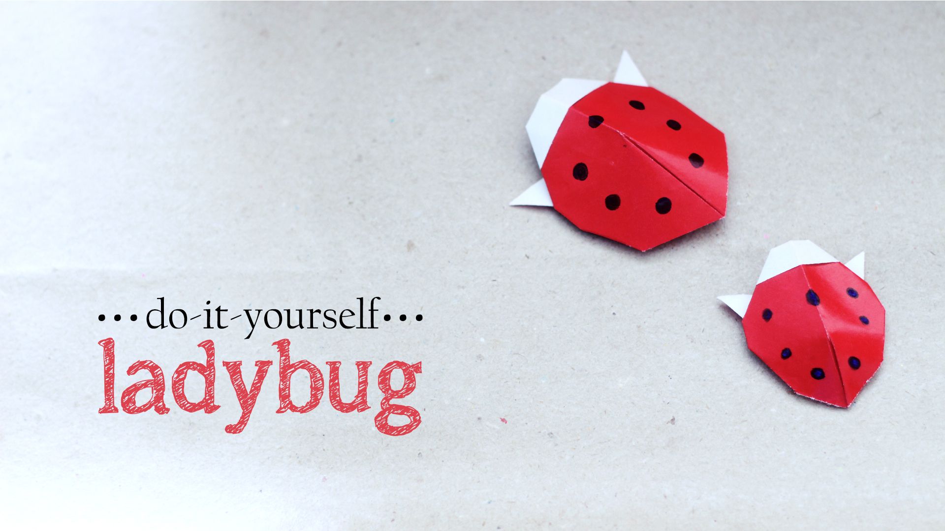 DIY : Origami Ladybug - Instructables