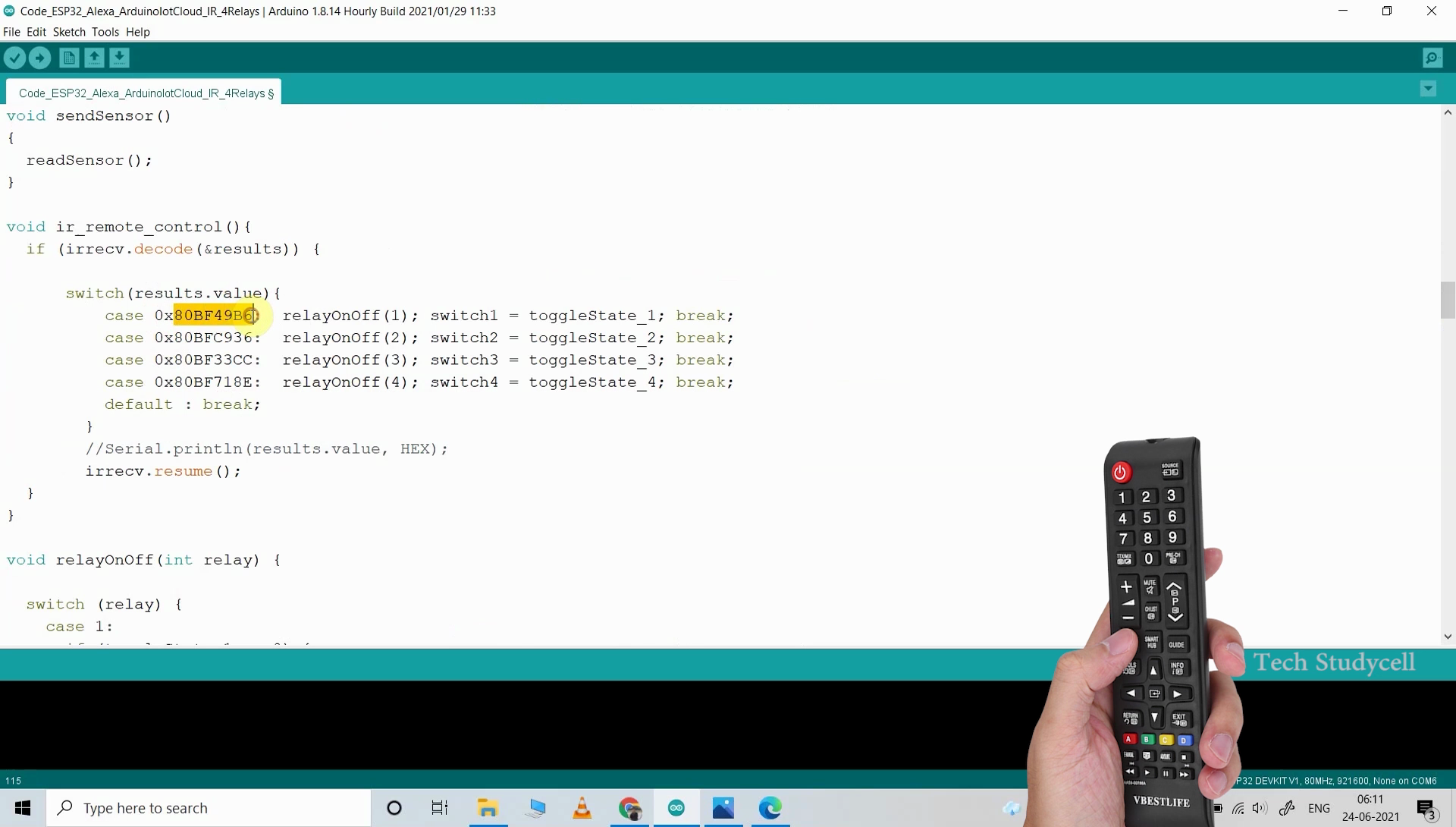Arduino IoT Cloud ESP32 Alexa Voice Control Smart Home | IoT 2021 : 21 ...