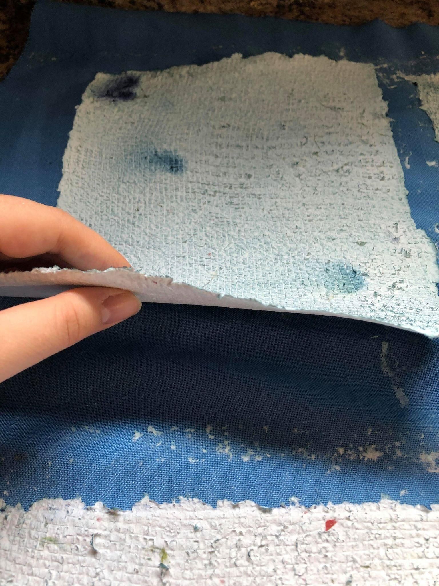 Naturally Dyed Recycled Indigo Butterfly Pea Flower Paper! : 8 Steps ...