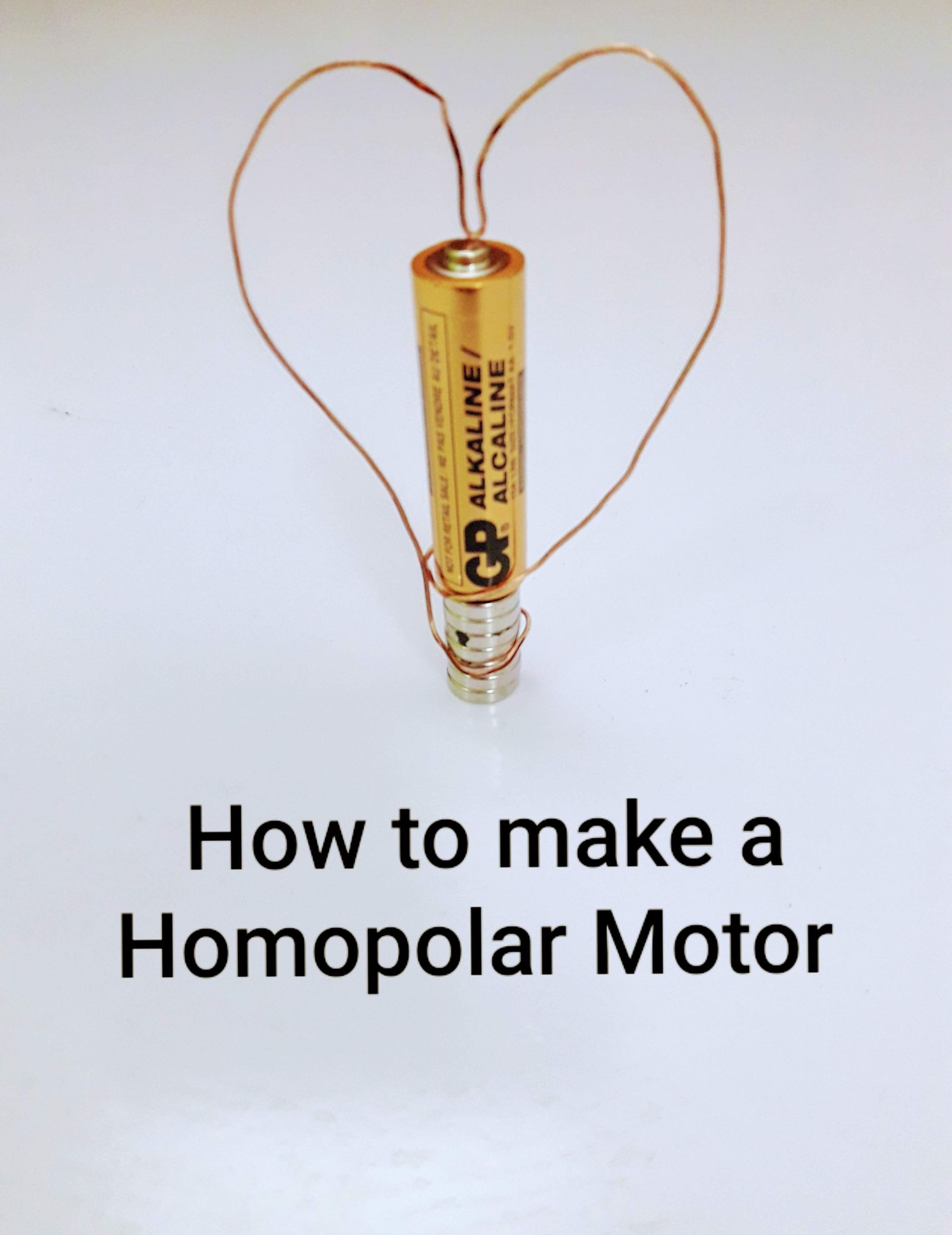 How to Make DIY Easy Homopolar Motar in Just 3 Steps : 3 Steps ...