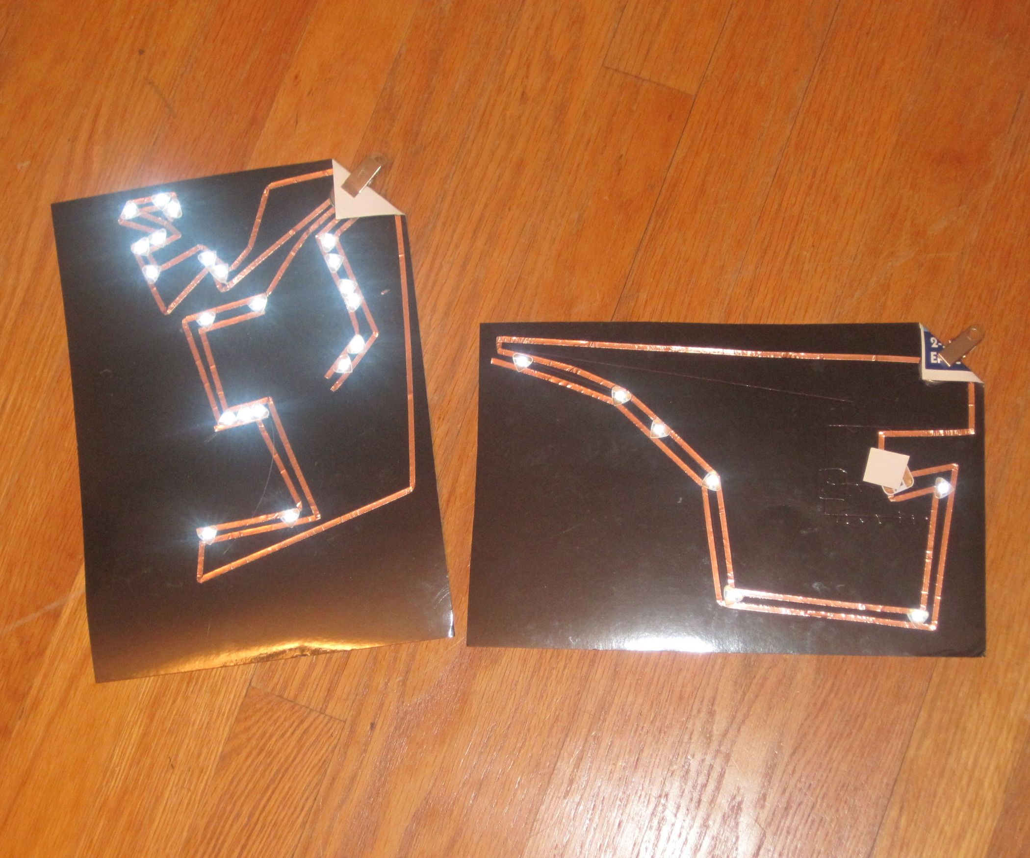 LED Constellations Using Chibitronics : 6 Steps - Instructables