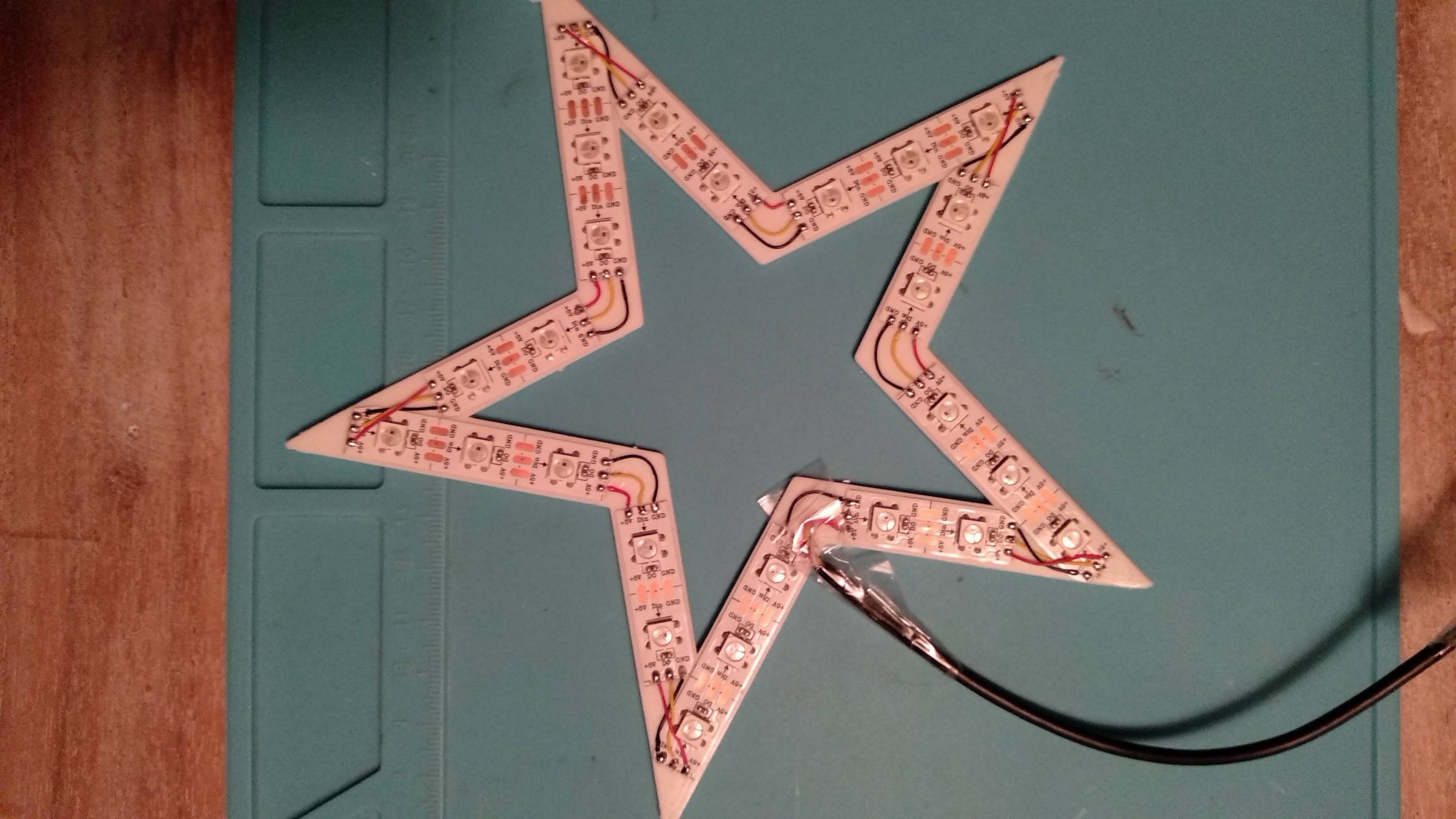 Christmas Star LED Neopixel Arduino Attigny85 Digispark - Instructables