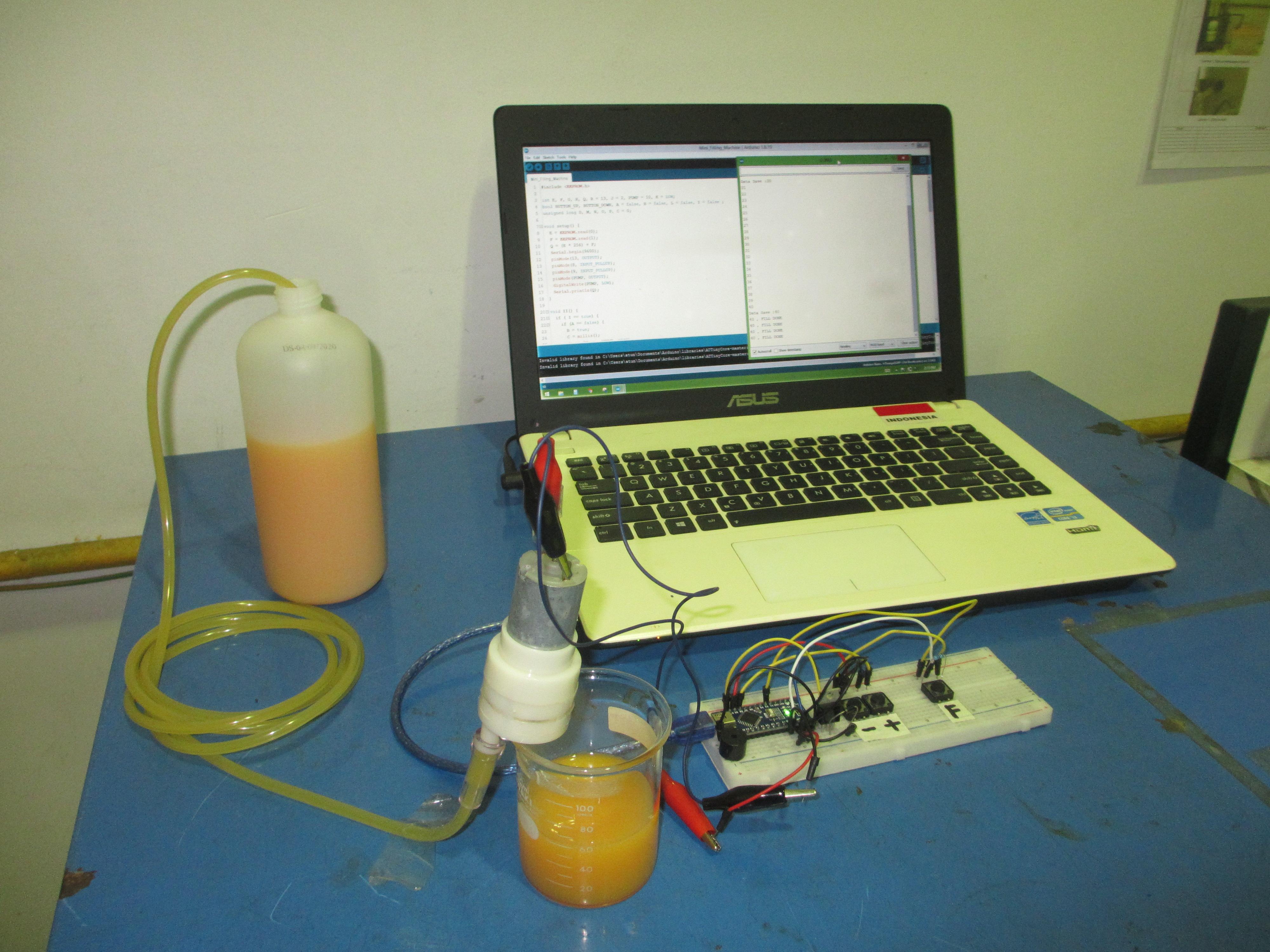 Mini Filling Machine With Internal EEPROM : 4 Steps - Instructables