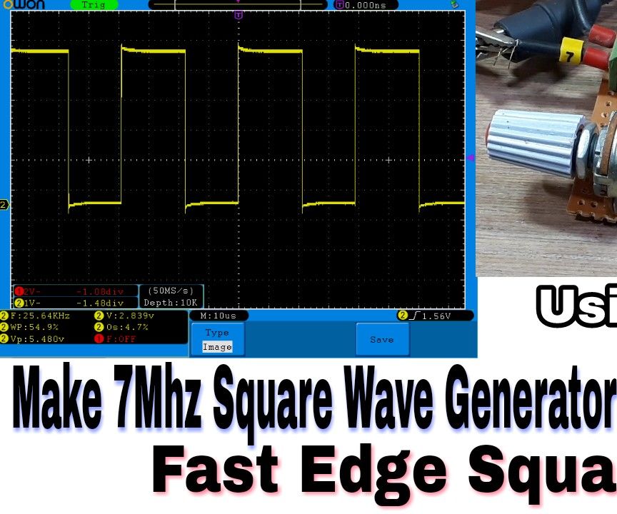 Fast Edge Square Wave Generator : 4 Steps - Instructables