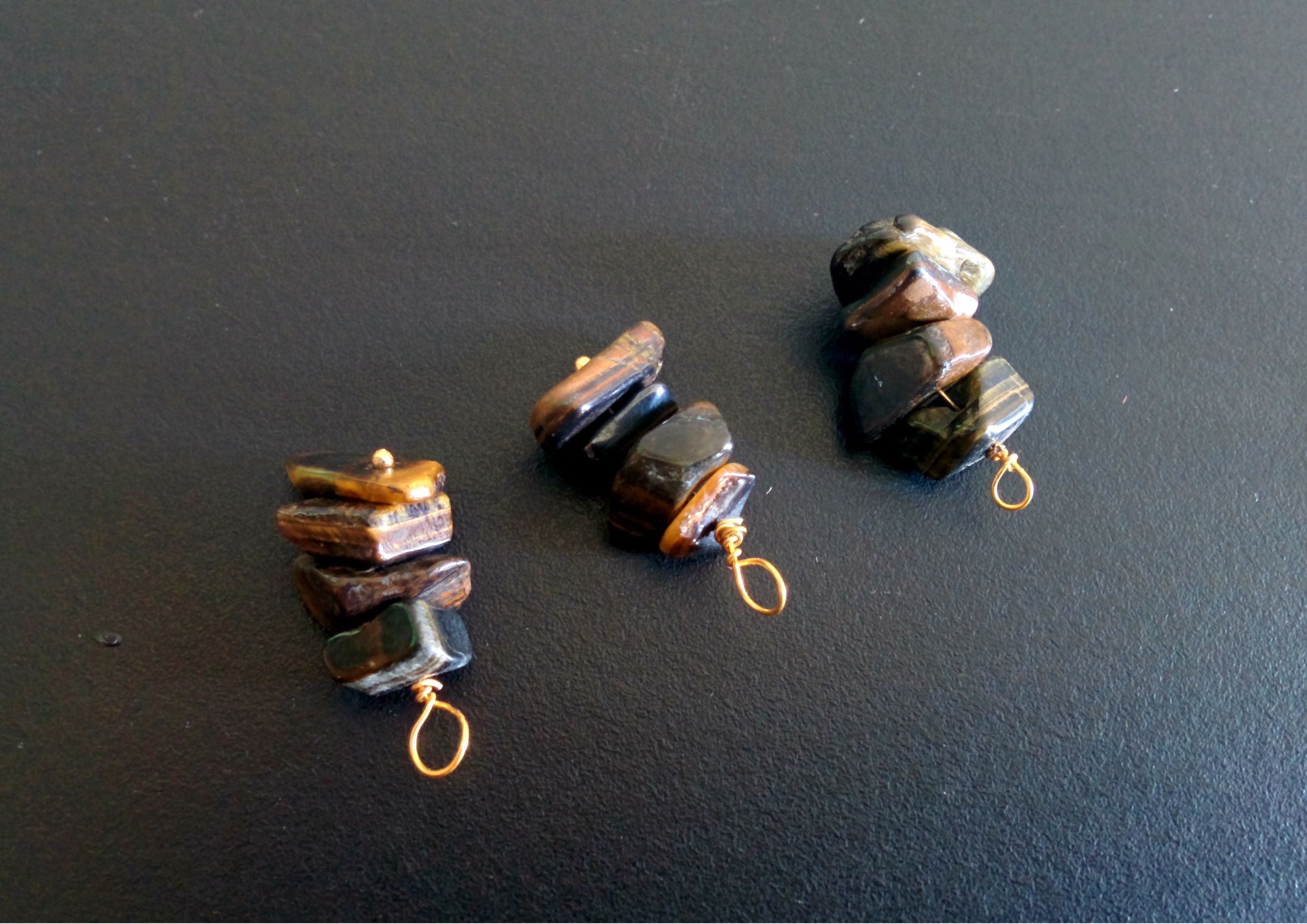 How to Create Stone Chips Cluster Earrings : 3 Steps (with Pictures ...