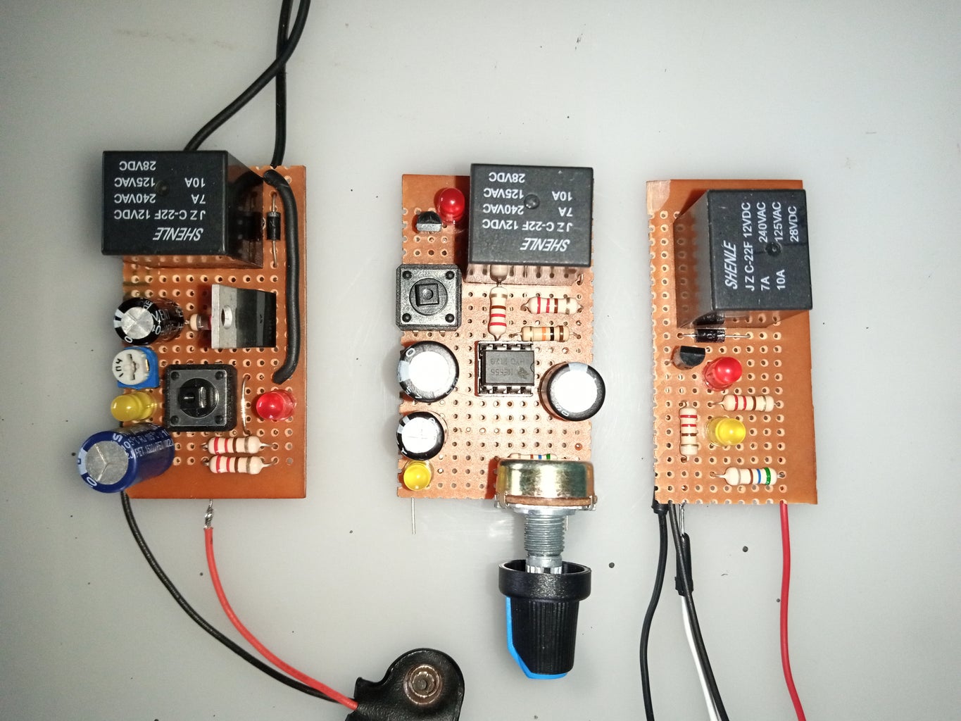 555 Timer Delay Circuit 10 Steps Instructables